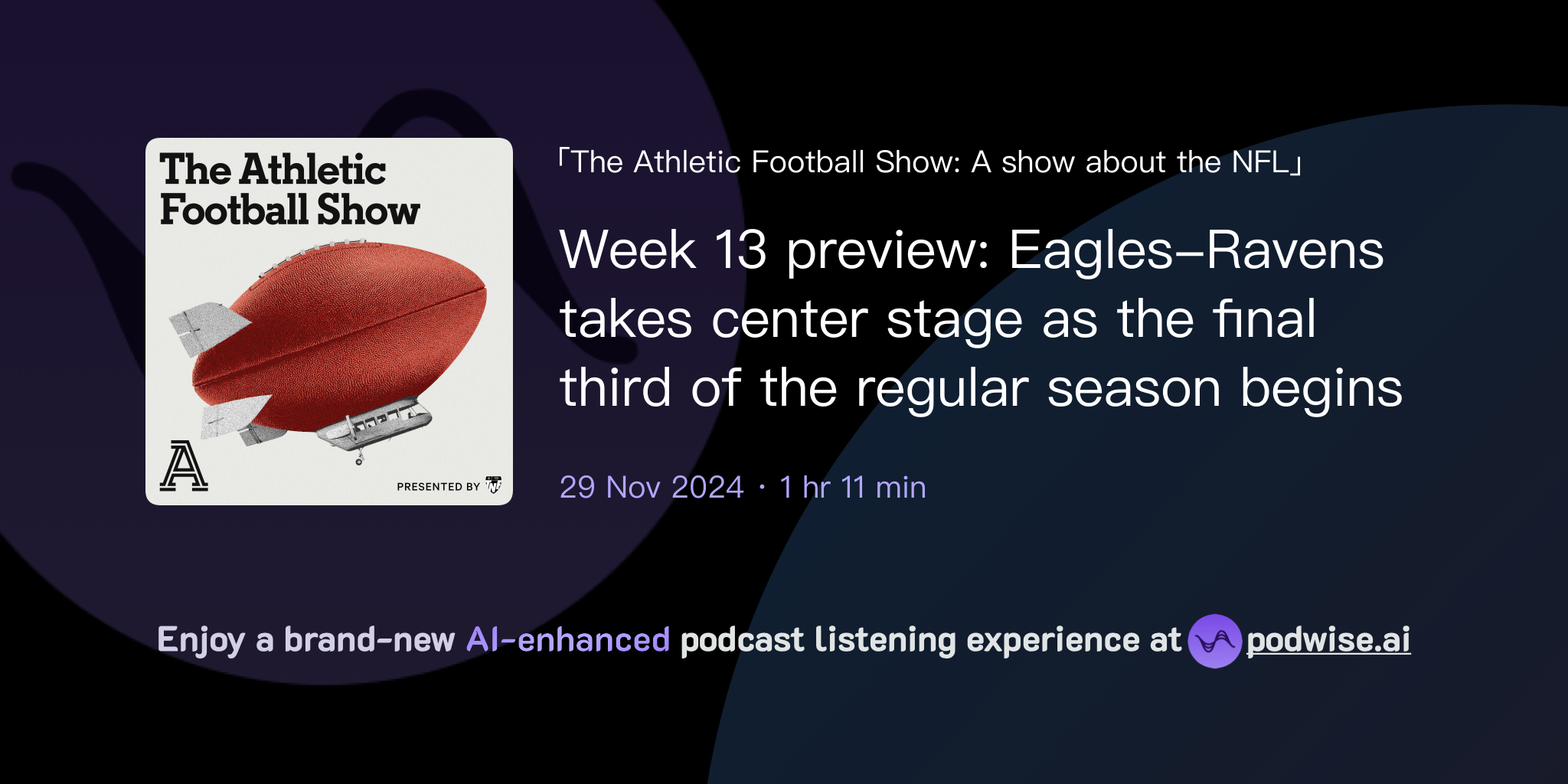 Week 13 preview: Eagles-Ravens takes center stage as the final third of ...