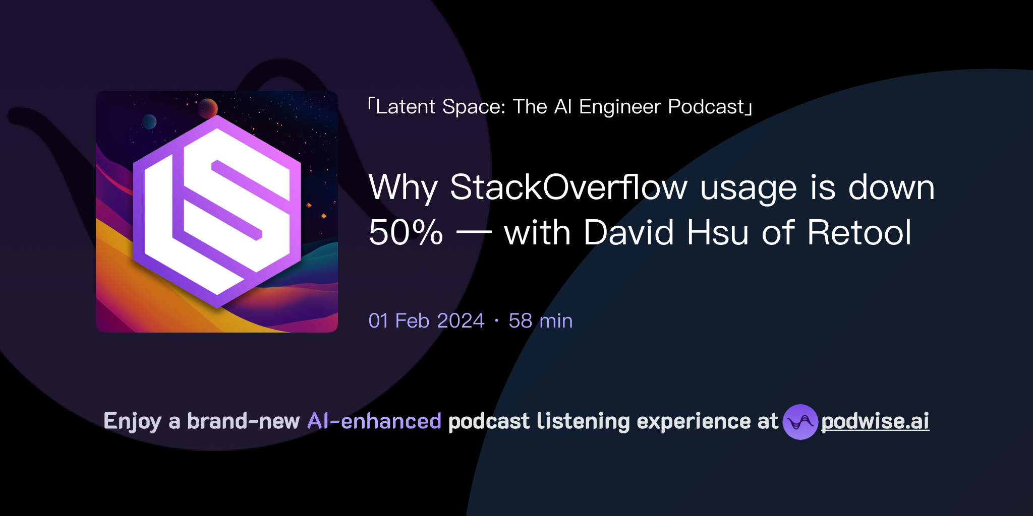 Why StackOverflow usage is down 50% — with David Hsu of Retool | Latent Space: The AI Engineer ...