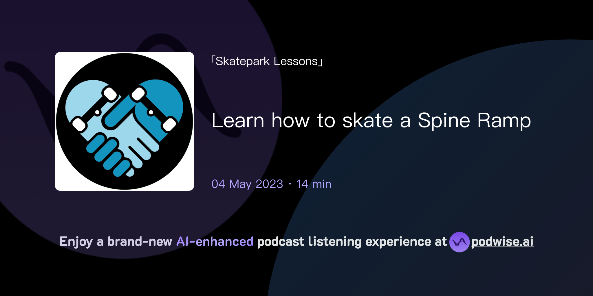 Learn how to skate a Spine Ramp | Skatepark Lessons | Podwise