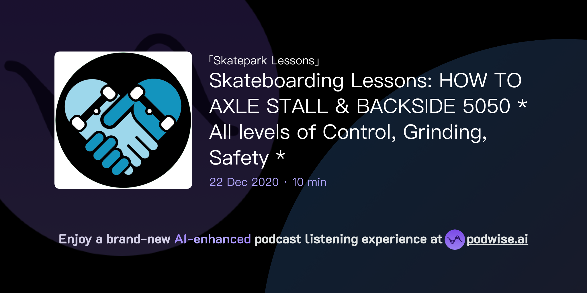 Skateboarding Lessons: HOW TO AXLE STALL & BACKSIDE 5050 * All levels ...