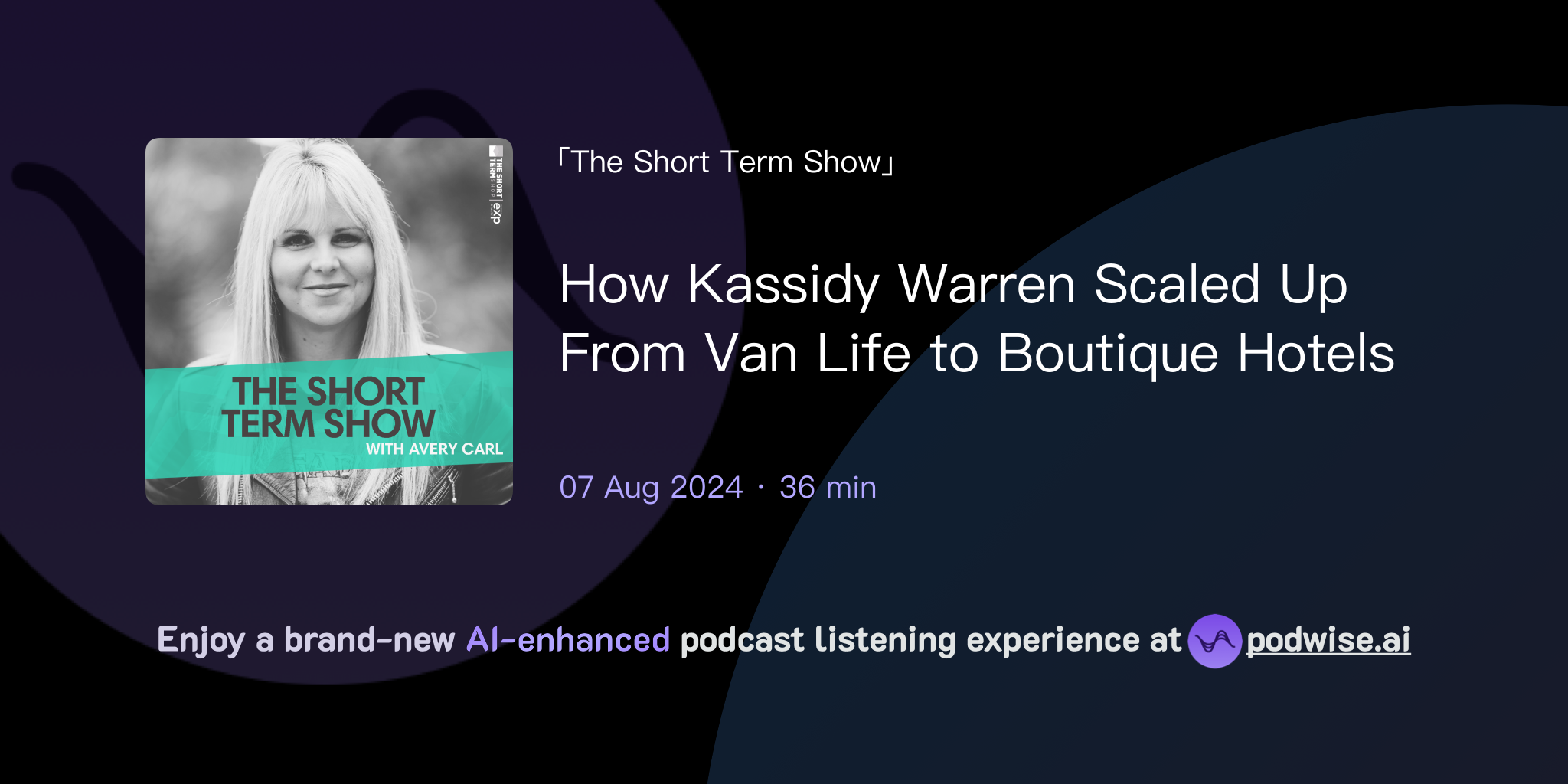 How Kassidy Warren Scaled Up From Van Life to Boutique Hotels | The ...