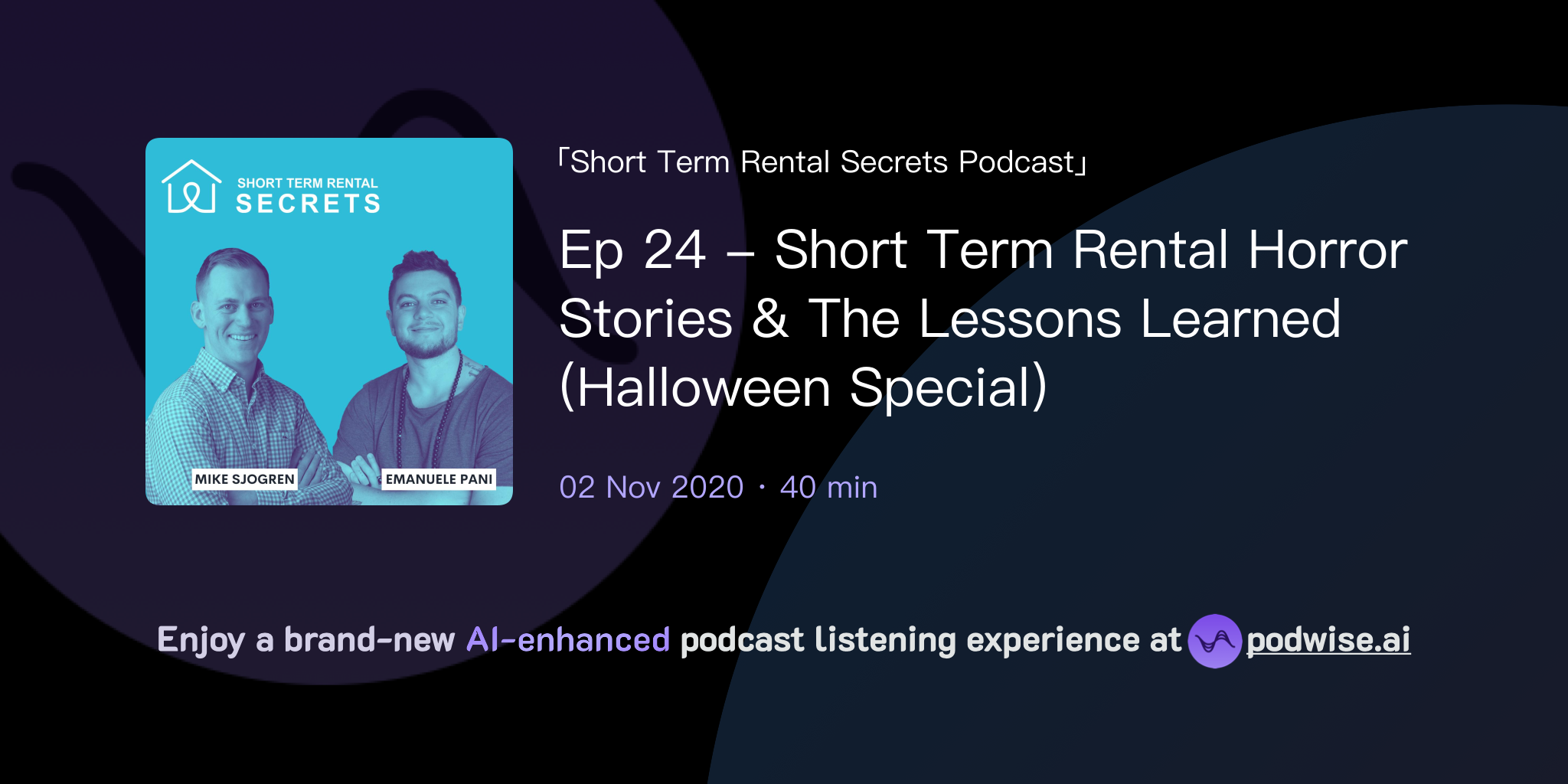 Ep 24 - Short Term Rental Horror Stories & The Lessons Learned ...