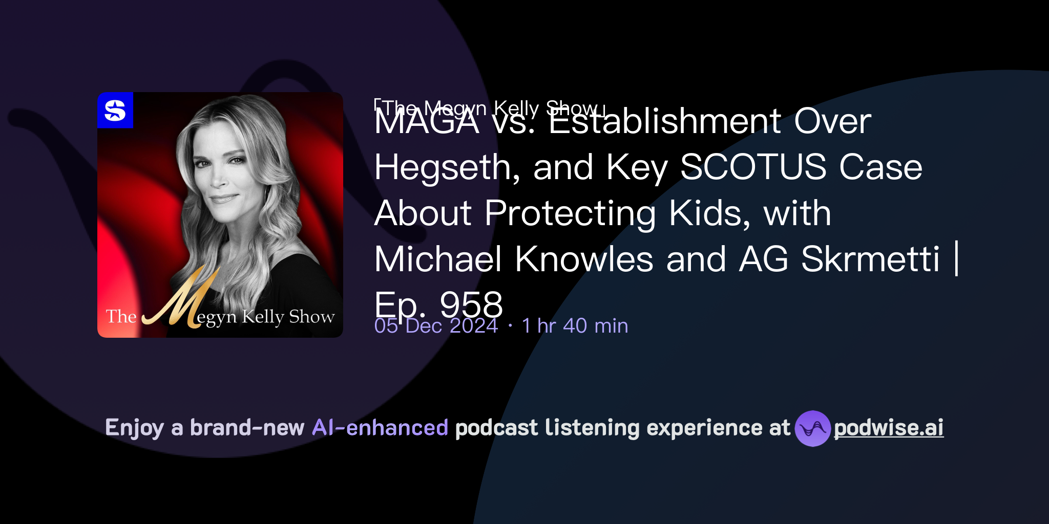 MAGA vs. Establishment Over Hegseth, and Key SCOTUS Case About ...