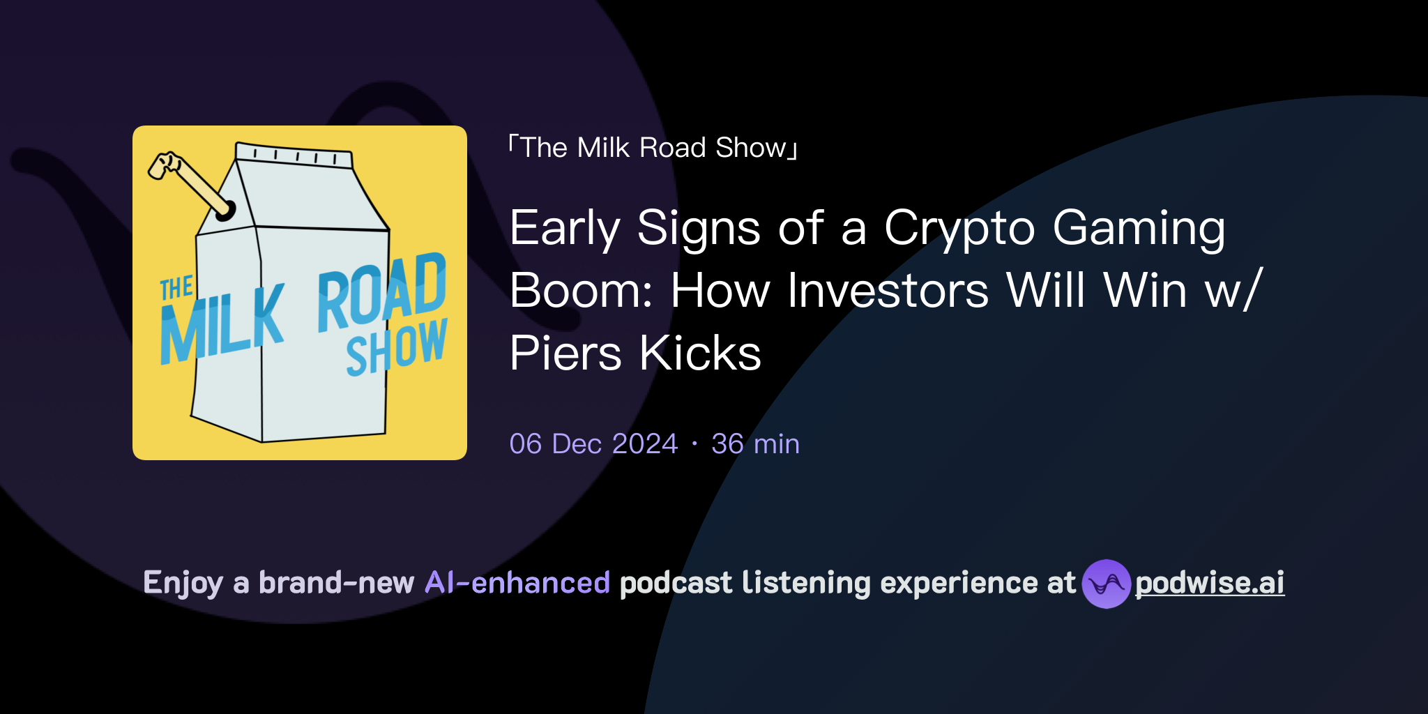 Early Signs of a Crypto Gaming Boom: How Investors Will Win w/ Piers ...