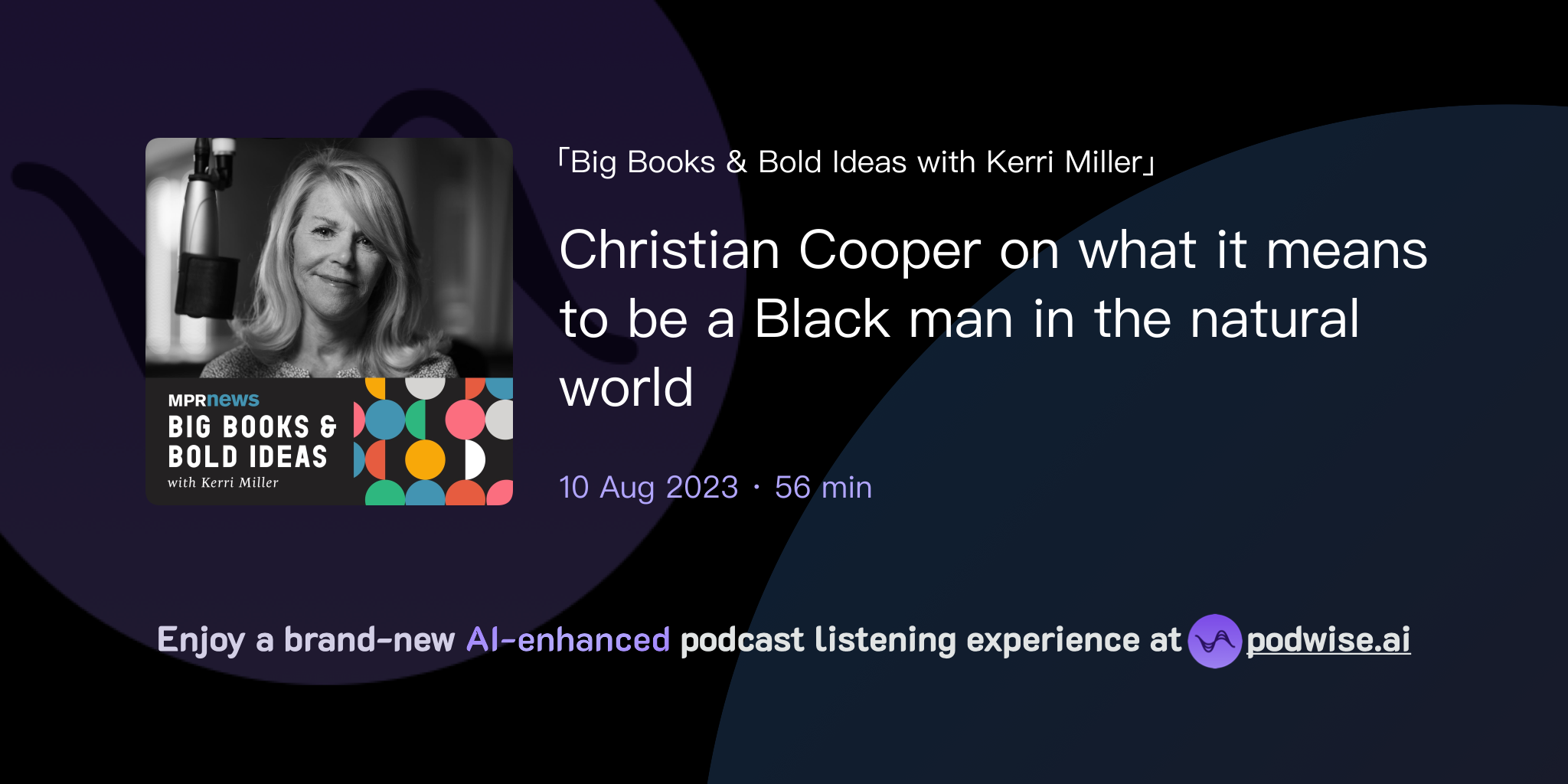 Christian Cooper on what it means to be a Black man in the natural ...