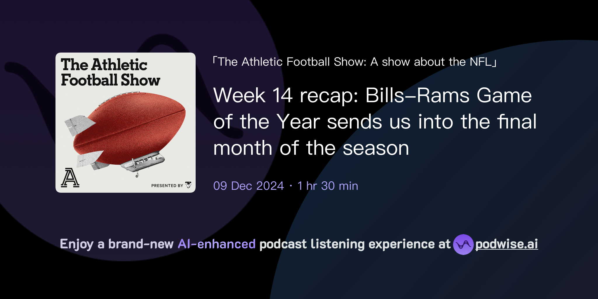 Week 14 recap: Bills-Rams Game of the Year sends us into the final ...