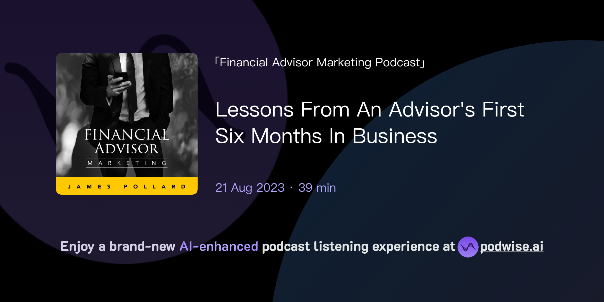 Lessons From An Advisor's First Six Months In Business | Financial ...