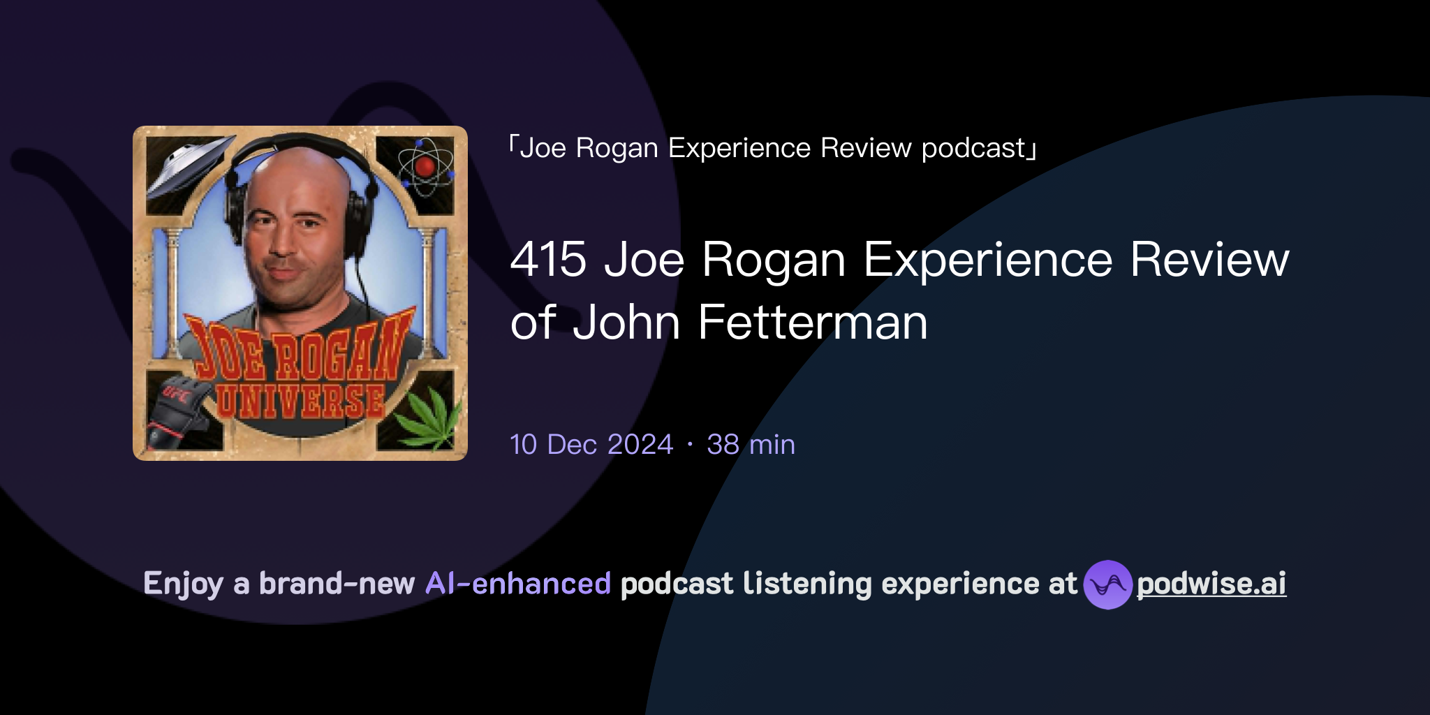 415 Joe Rogan Experience Review of John Fetterman | Joe Rogan ...