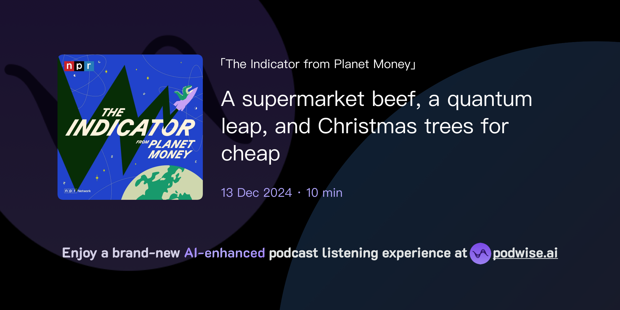 A supermarket beef, a quantum leap, and Christmas trees for cheap | The ...