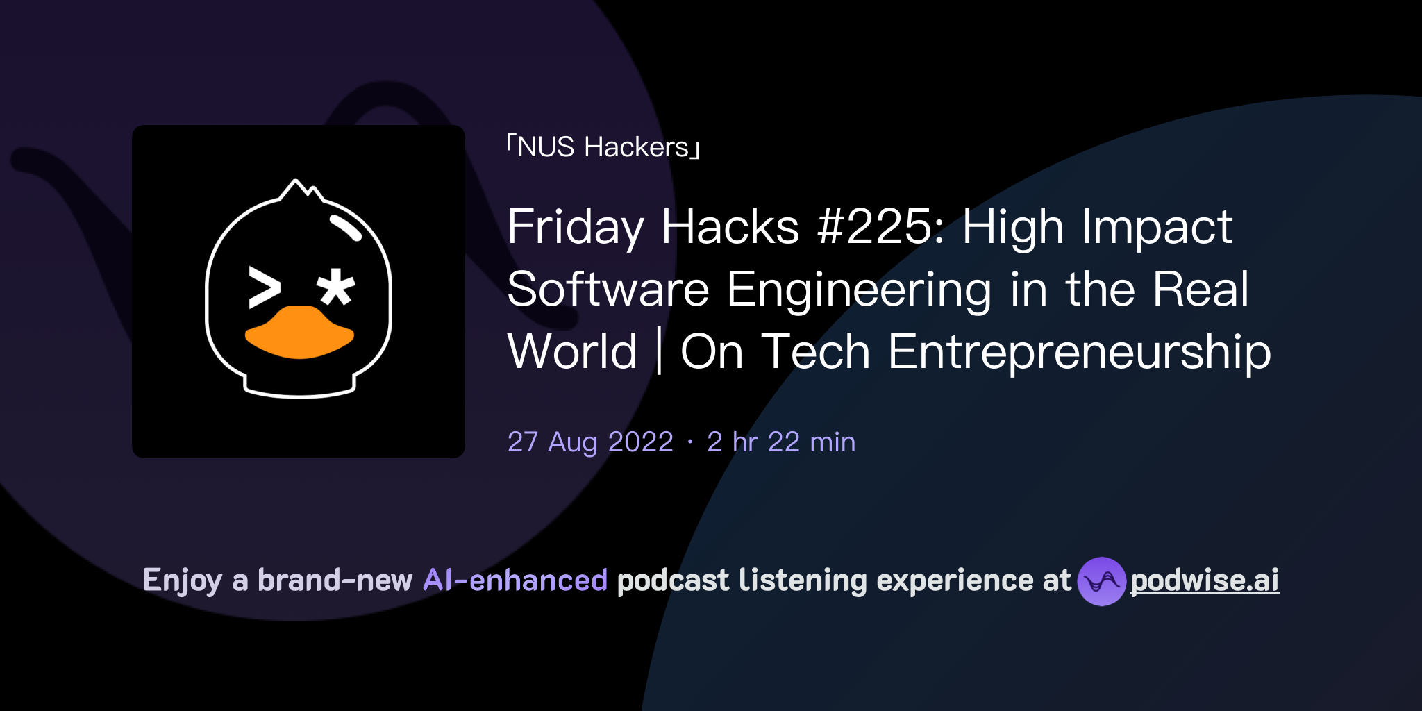 Friday Hacks #225: High Impact Software Engineering in the Real World | On Tech Entrepreneurship ...