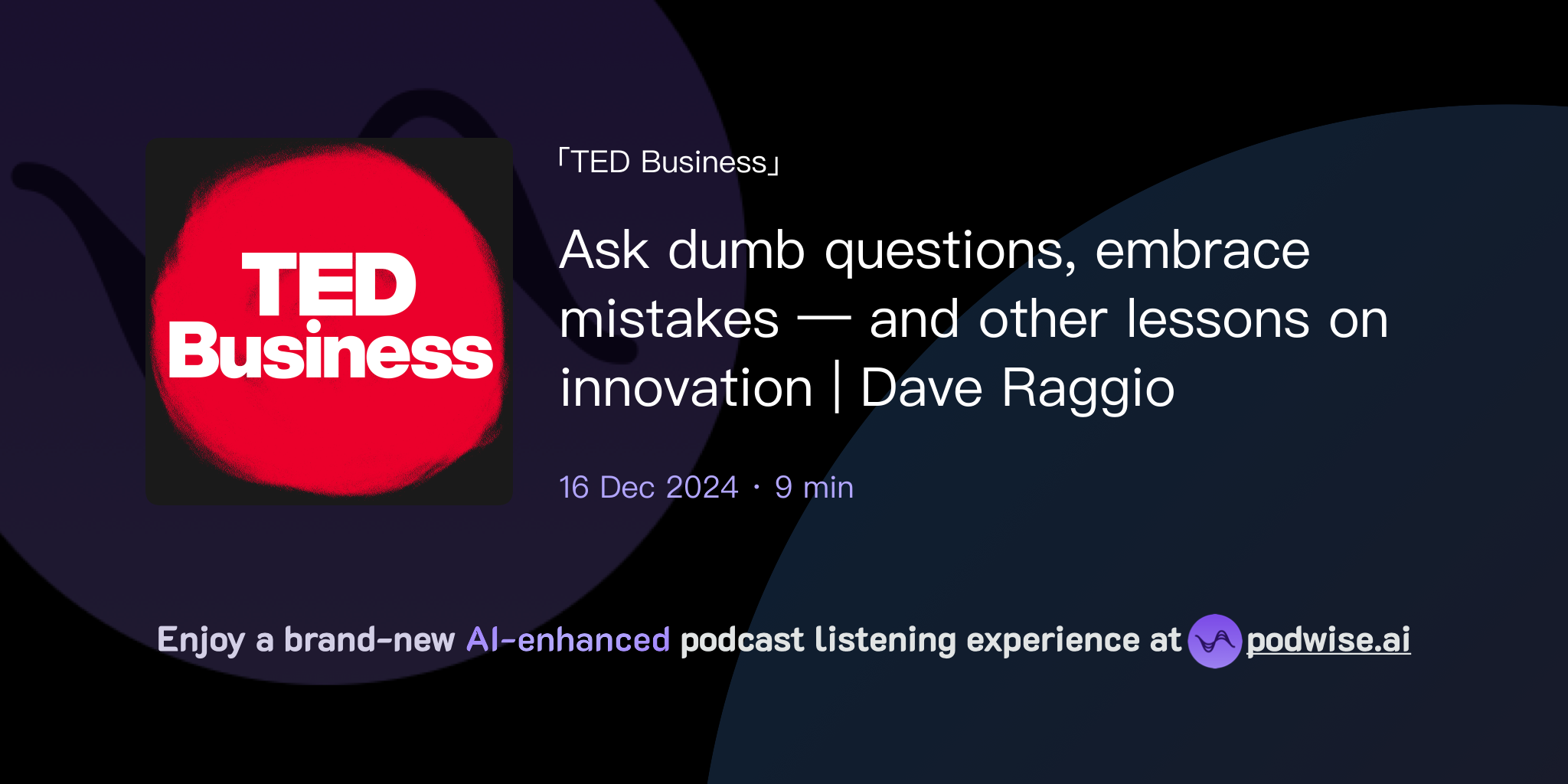 Ask dumb questions, embrace mistakes — and other lessons on innovation ...