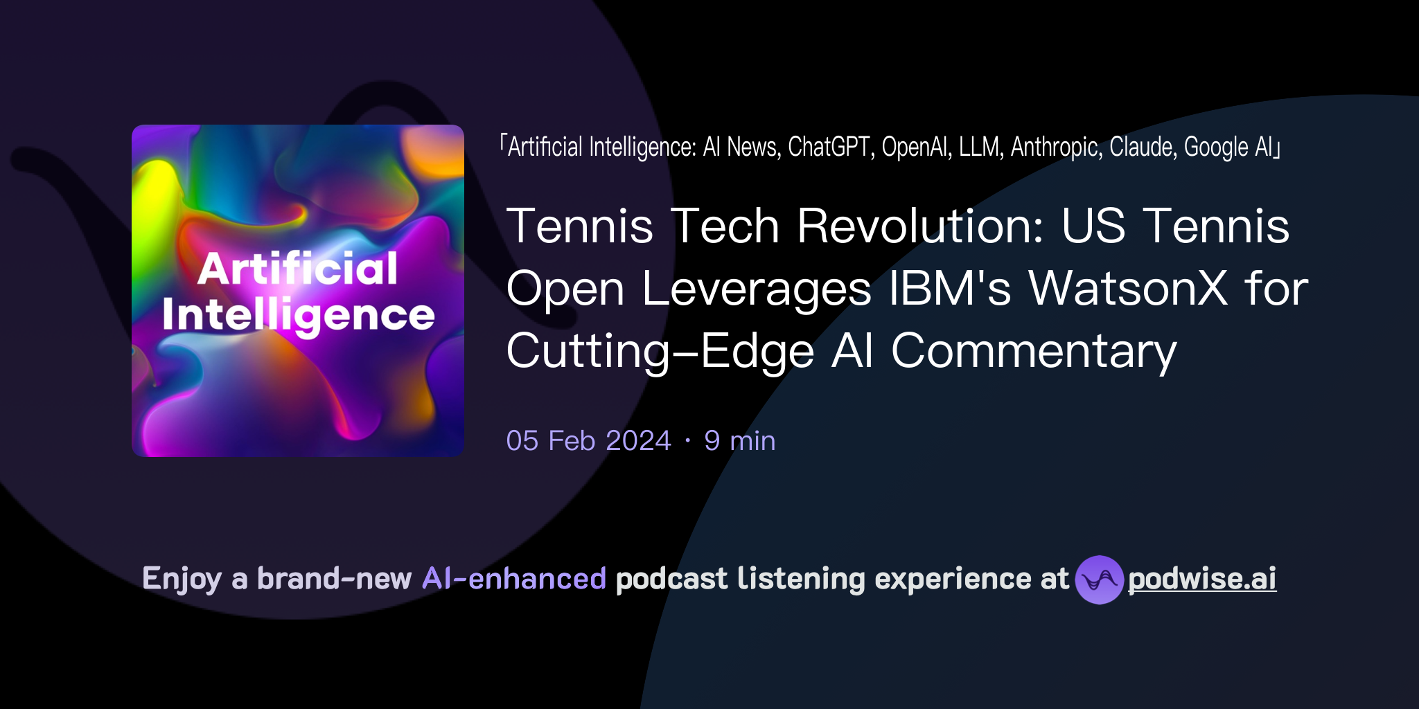 Tennis Tech Revolution: US Tennis Open Leverages IBM's WatsonX for ...