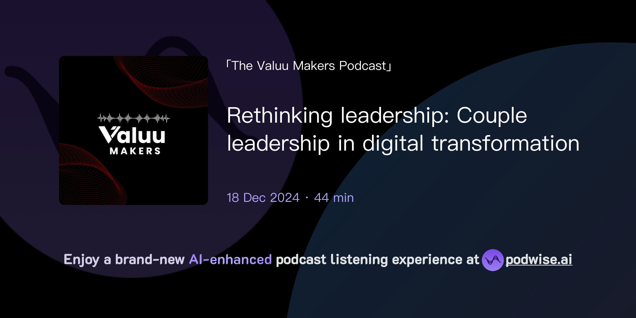 Rethinking leadership: Couple leadership in digital transformation ...