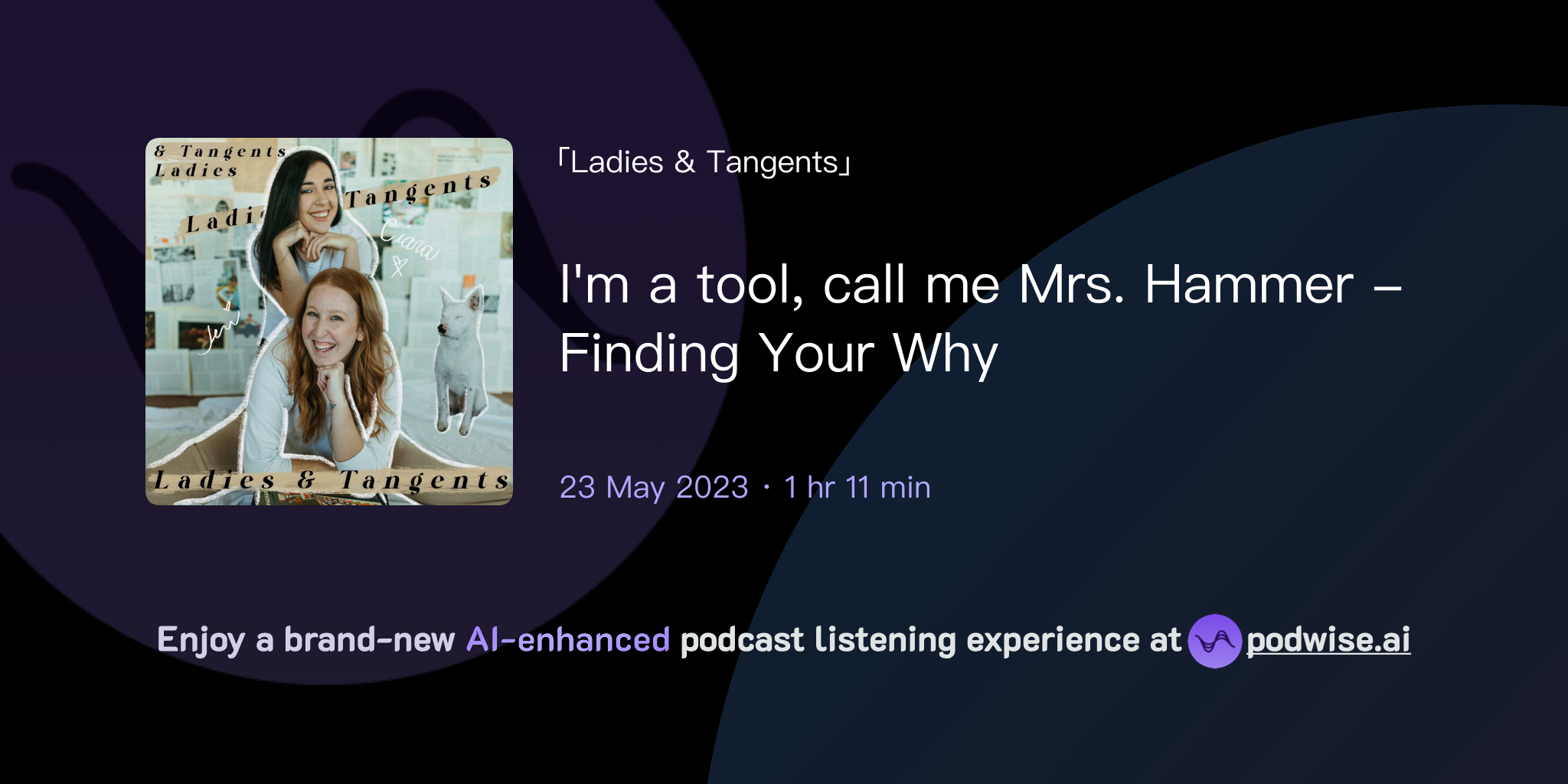 I'm a tool, call me Mrs. Hammer - Finding Your Why | Ladies & Tangents ...