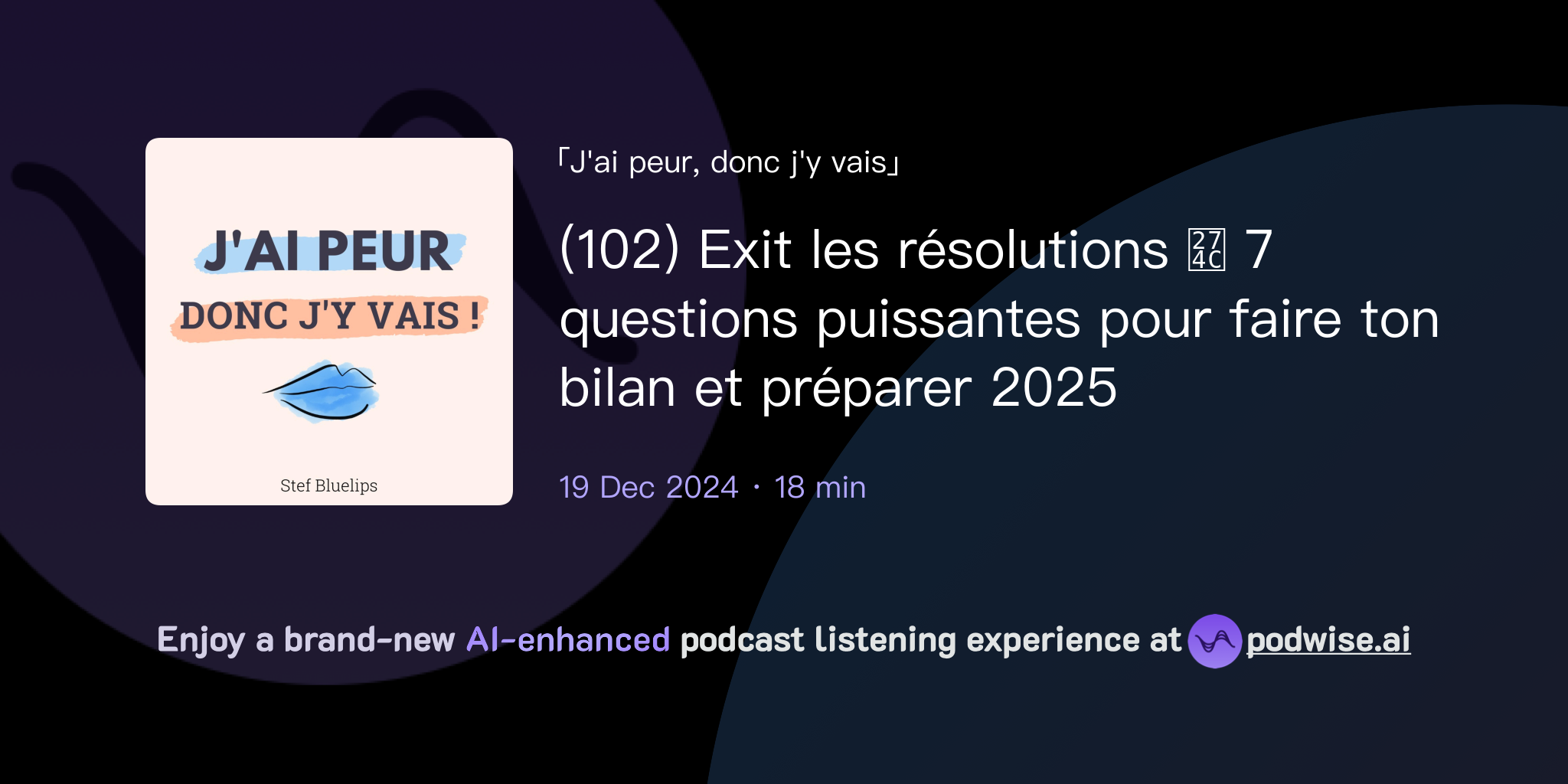 (102) Exit les résolutions 7 questions puissantes pour faire ton bilan ...