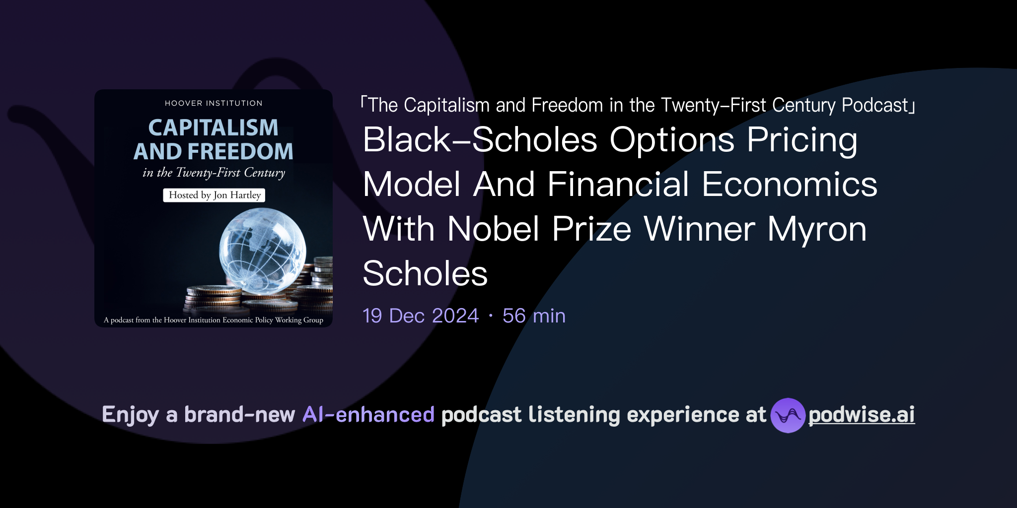 Black-Scholes Options Pricing Model And Financial Economics With Nobel Prize Winner Myron ...