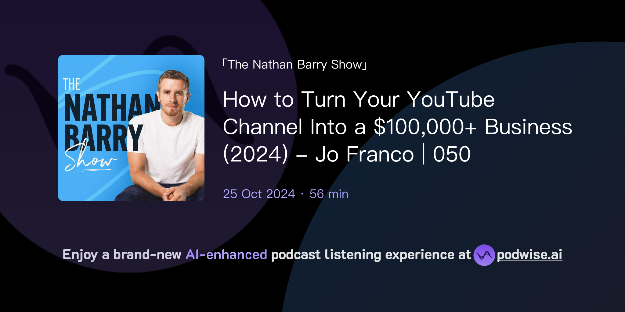 How to Turn Your YouTube Channel Into a $100,000+ Business (2024) - Jo ...