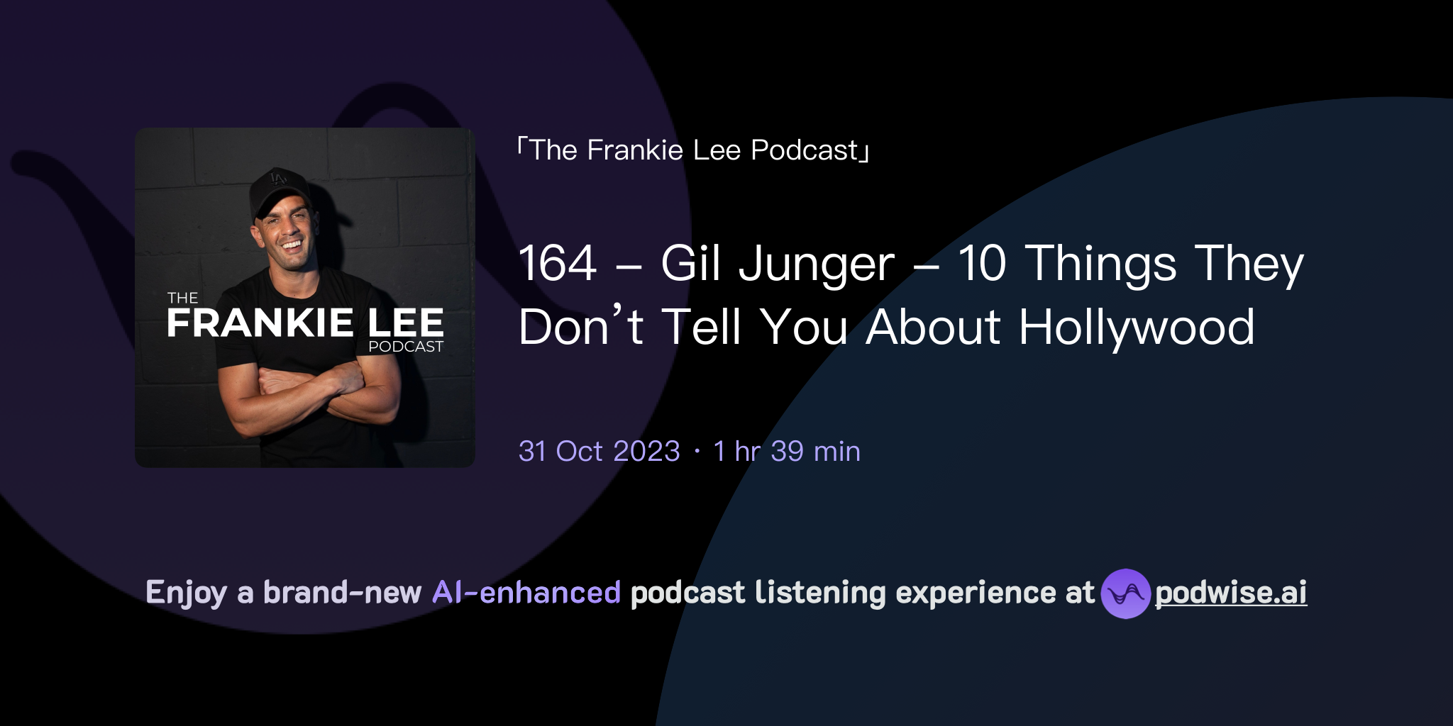 164 - Gil Junger - 10 Things They Don’t Tell You About Hollywood | The ...