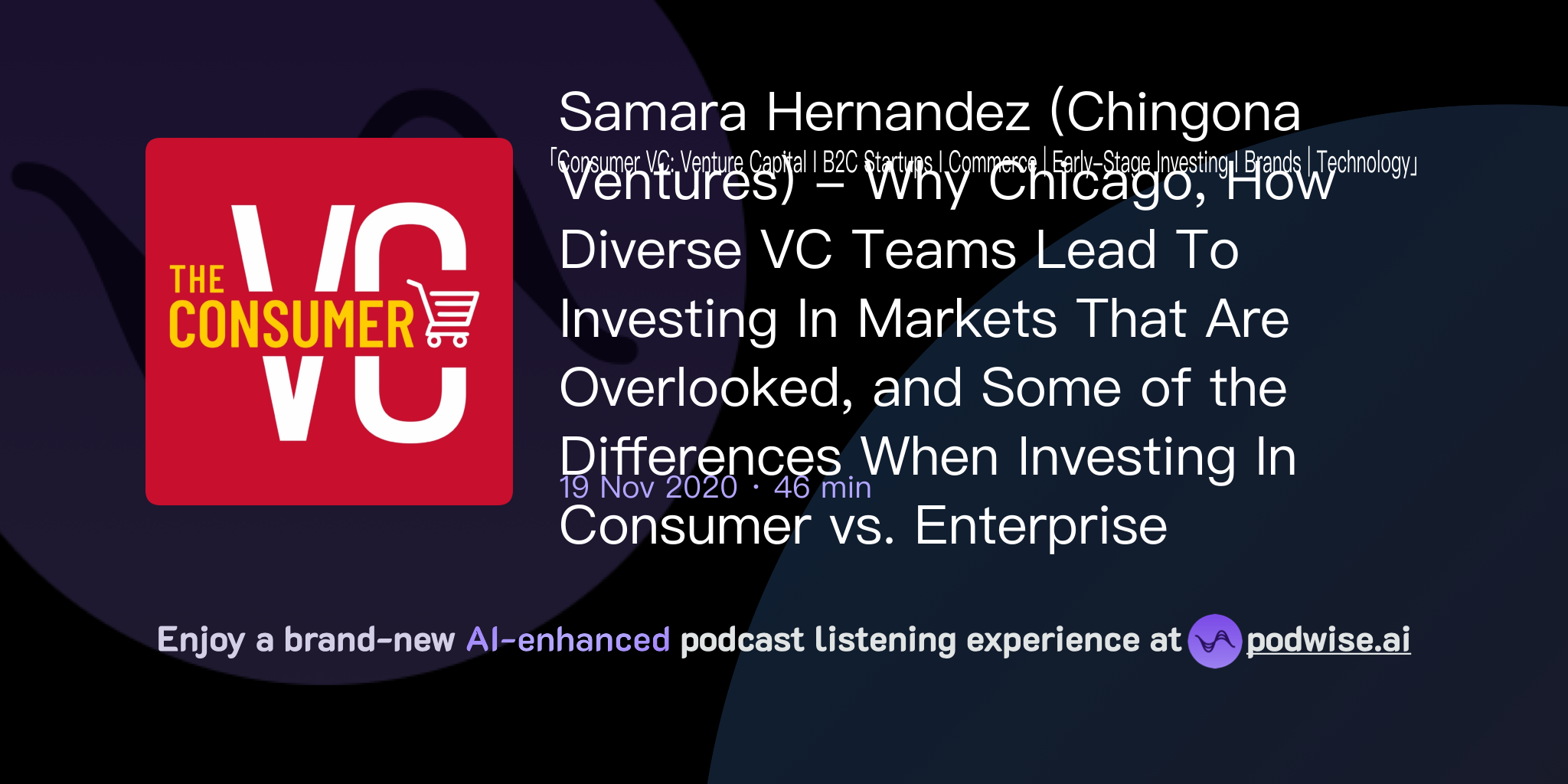 Samara Hernandez (Chingona Ventures) - Why Chicago, How Diverse VC ...