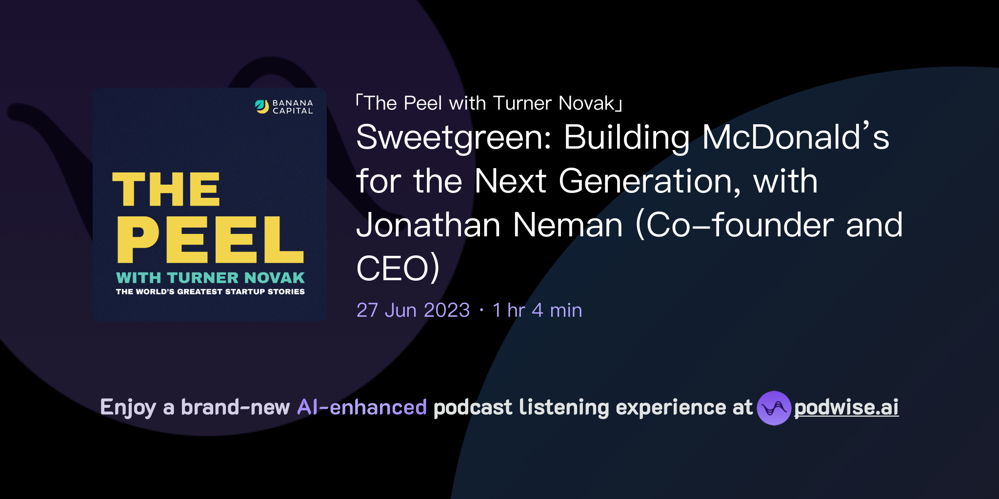 Sweetgreen: Building McDonald’s for the Next Generation, with Jonathan ...