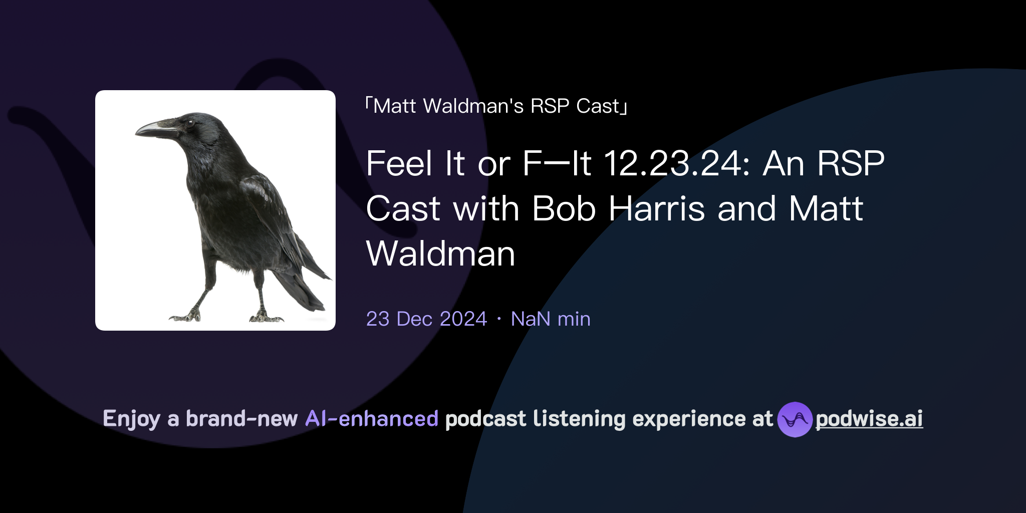 Feel It or F–It 12.23.24: An RSP Cast with Bob Harris and Matt Waldman | Matt Waldman's RSP Cast ...