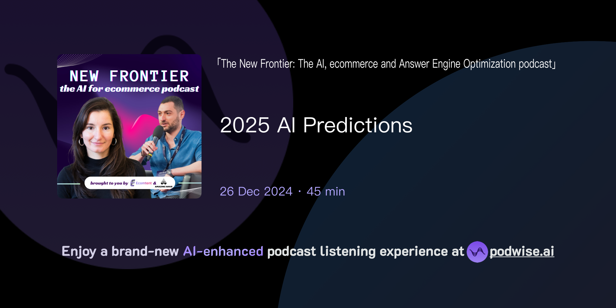 2025 AI Predictions | New Frontier: The AI, ecommerce ...