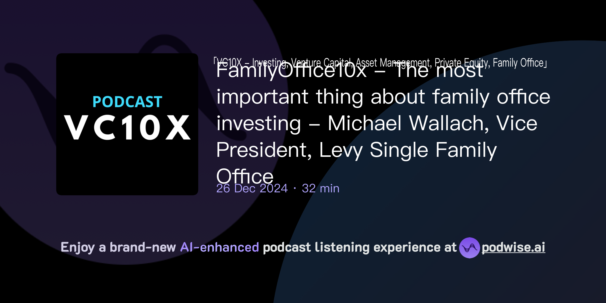 FamilyOffice10x - The most important thing about family office ...