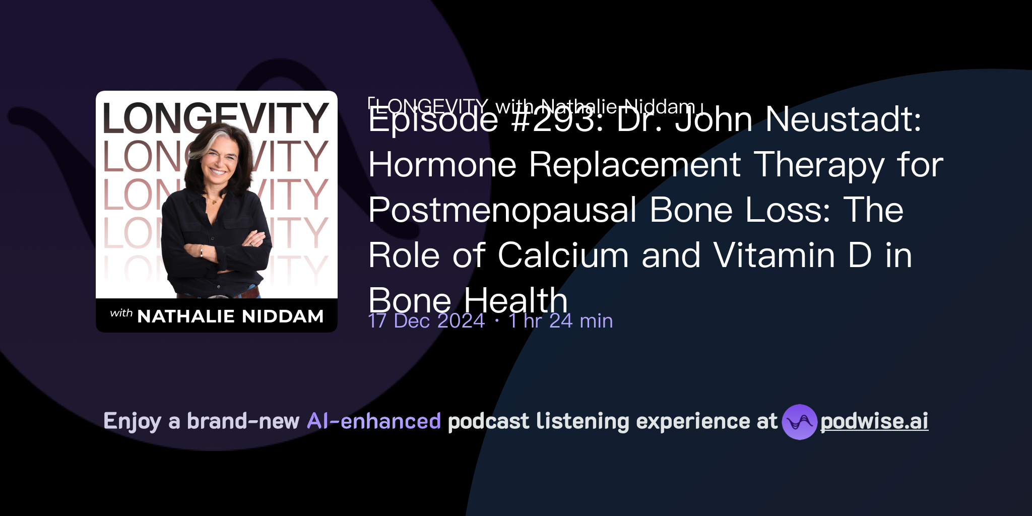Episode #293: Dr. John Neustadt: Hormone Replacement Therapy for ...