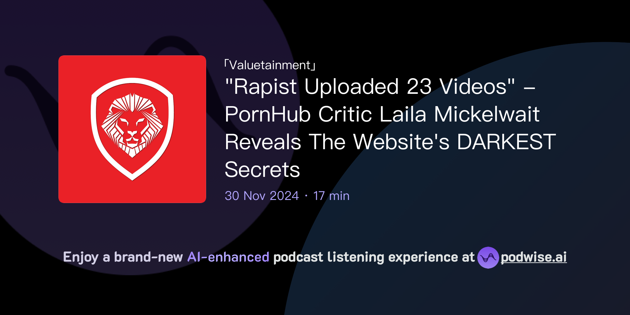 "Rapist Uploaded 23 Videos" - PornHub Critic Laila Mickelwait Reveals The Website's DARKEST ...