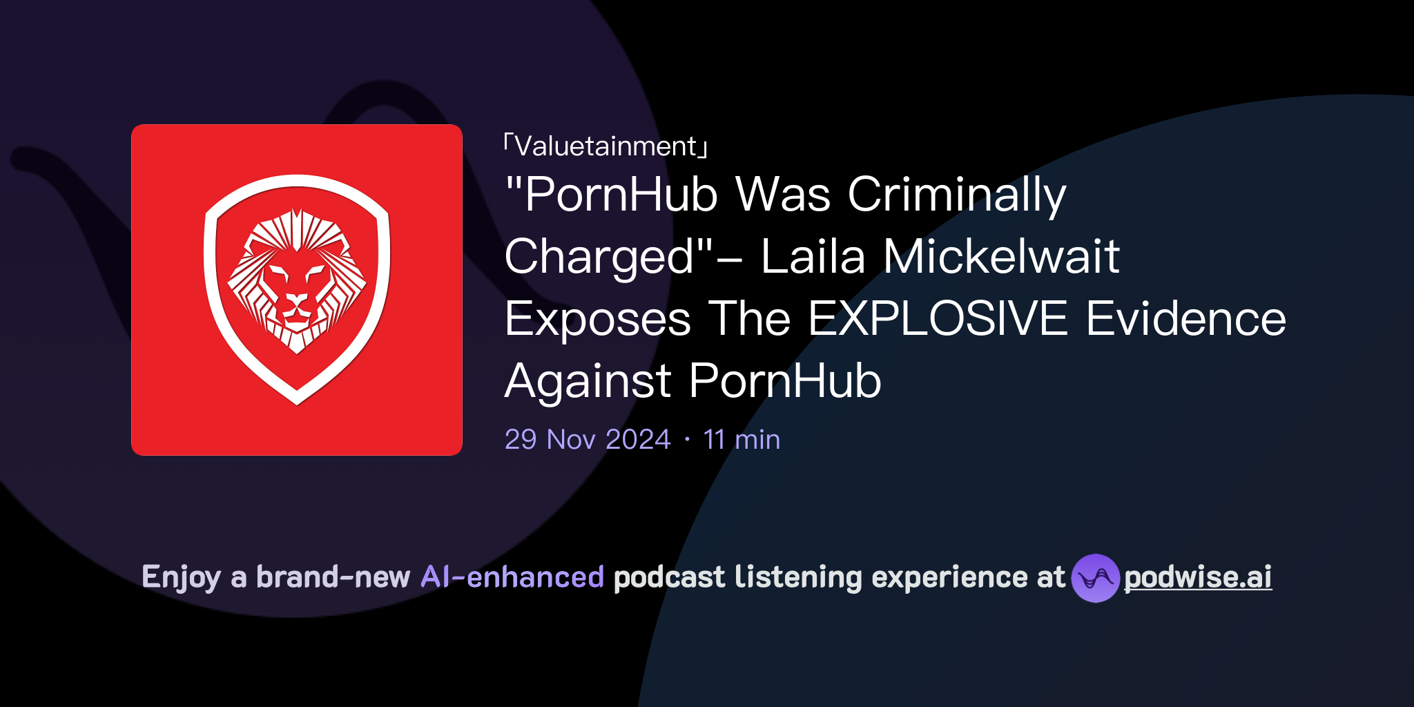 "PornHub Was Criminally Charged"- Laila Mickelwait Exposes The EXPLOSIVE Evidence Against ...