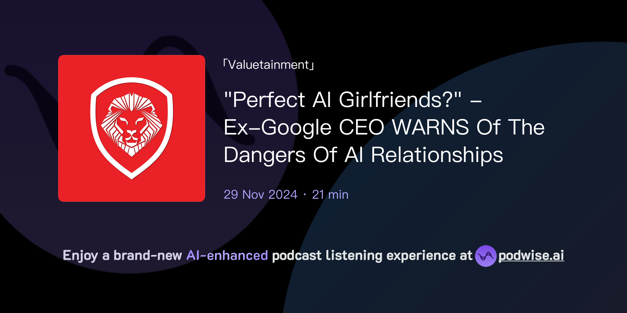 "Perfect AI Girlfriends?" - Ex-Google CEO WARNS Of The Dangers Of AI Relationships ...