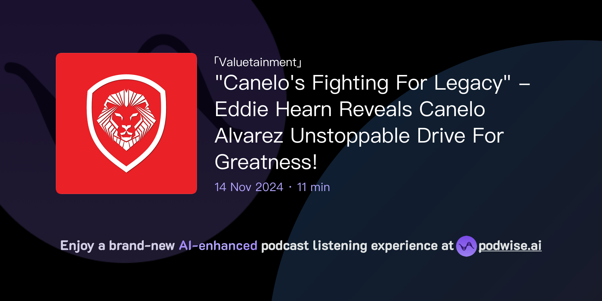 "Canelo's Fighting For Legacy" - Eddie Hearn Reveals Canelo Alvarez ...