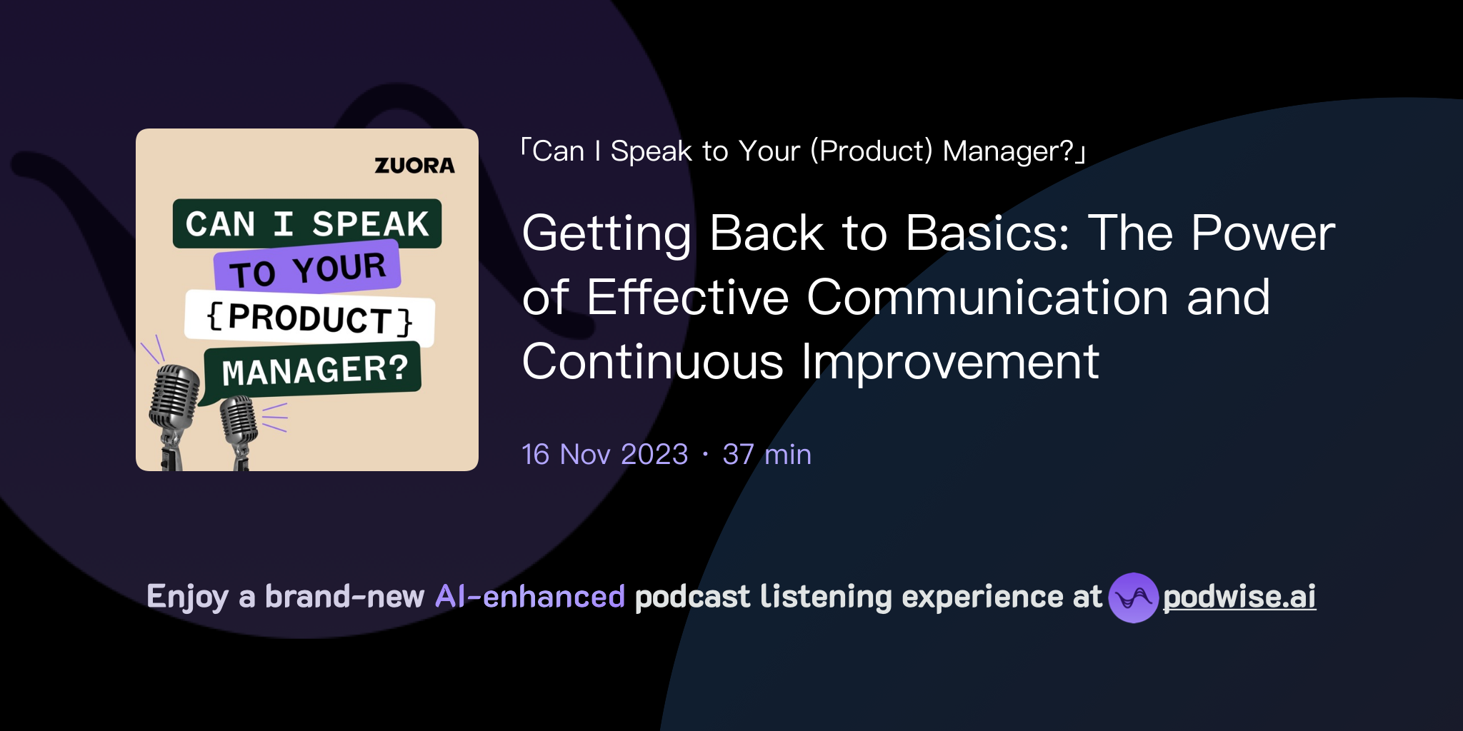 Getting Back to Basics: The Power of Effective Communication and Continuous Improvement | Can I ...