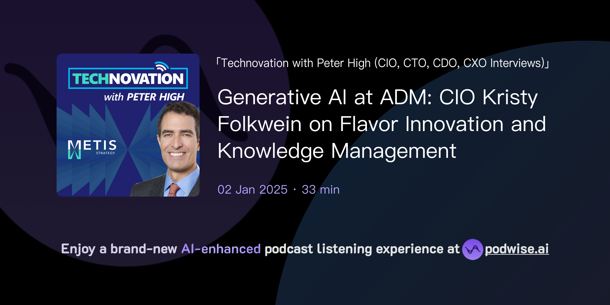 Generative AI at ADM: CIO Kristy Folkwein on Flavor Innovation and Knowledge Management ...