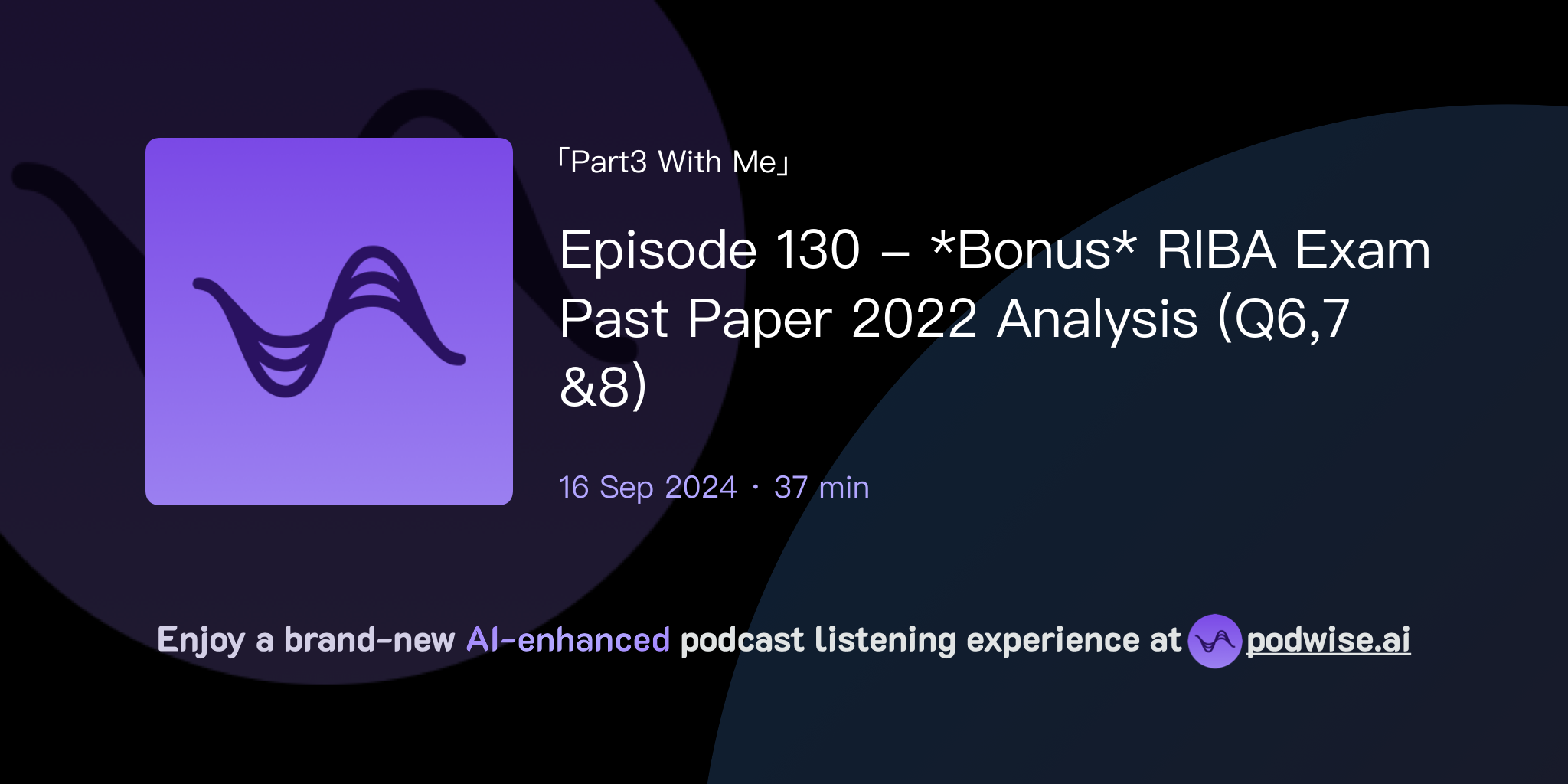 Episode 130 - *Bonus* RIBA Exam Past Paper 2022 Analysis (Q6,7 &8 ...