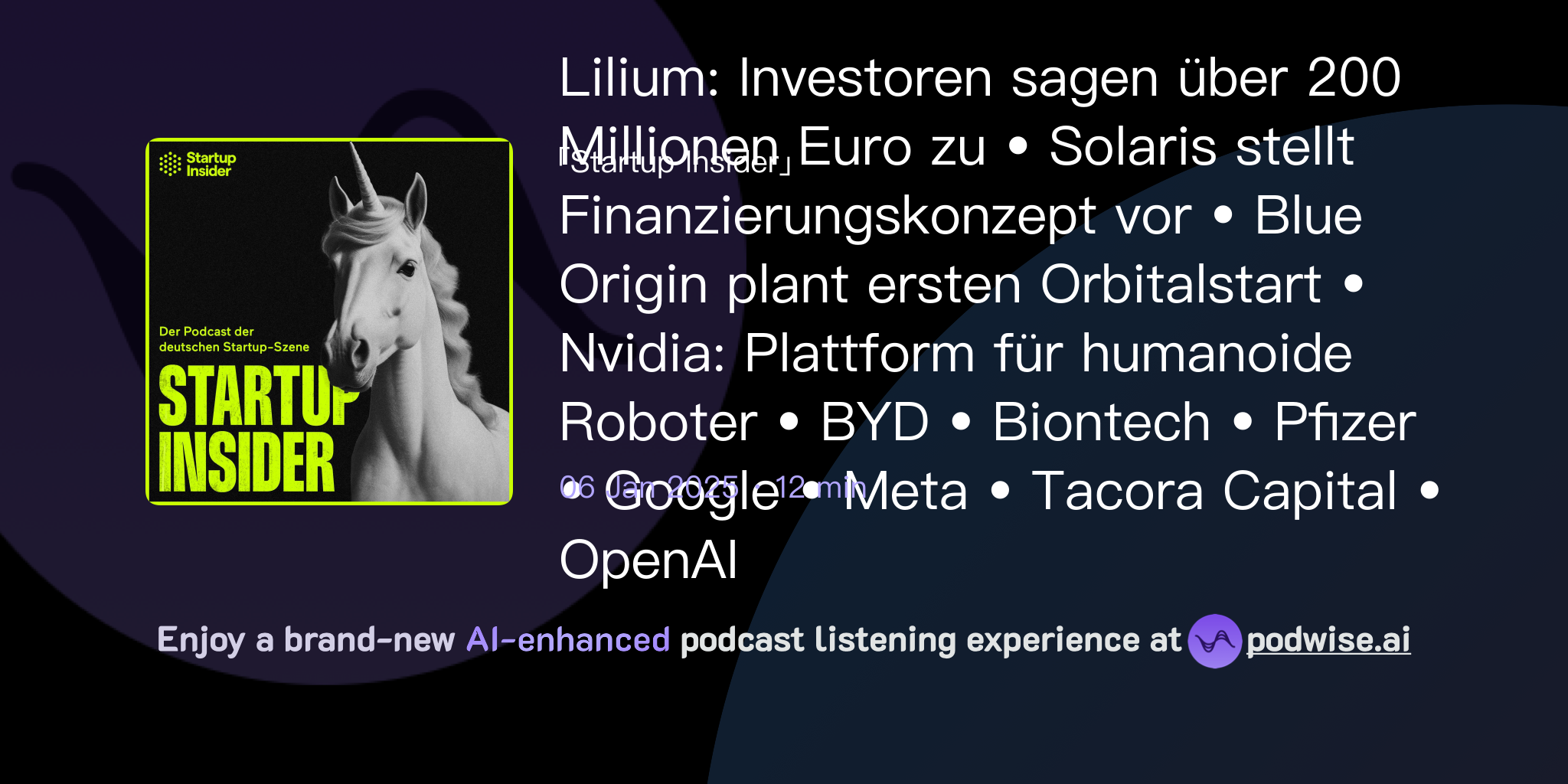 Lilium: Investoren sagen über 200 Millionen Euro zu • Solaris stellt ...