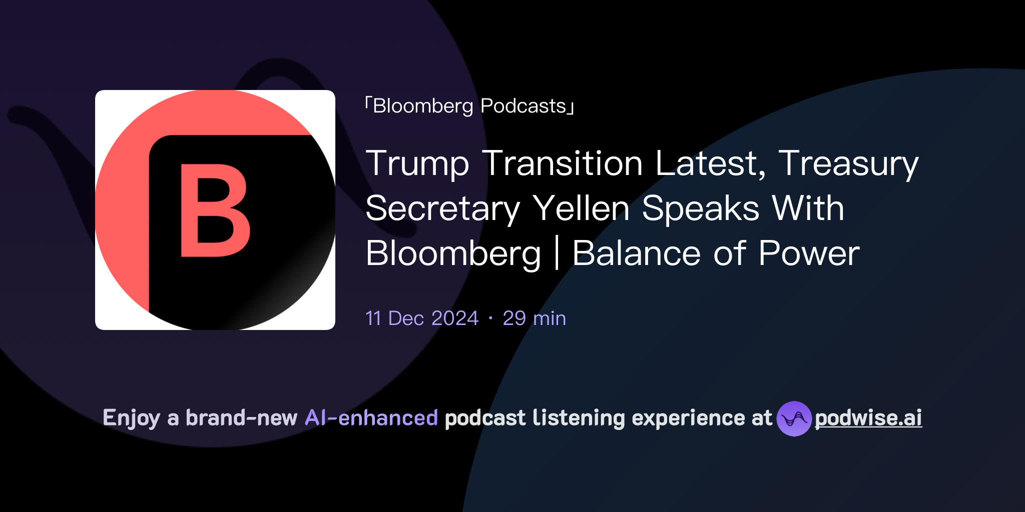 Trump Transition Latest, Treasury Secretary Yellen Speaks With ...