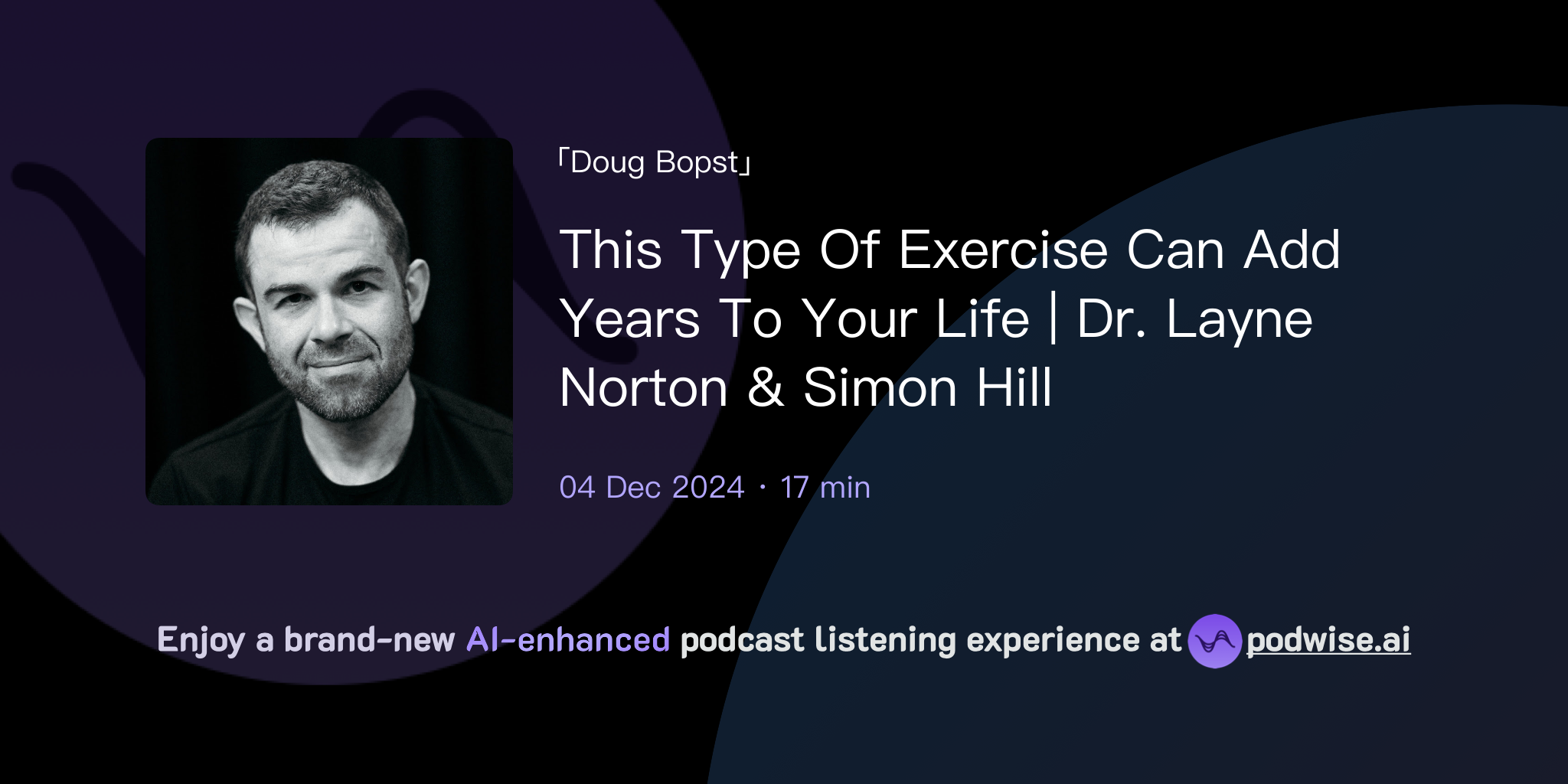 This Type Of Exercise Can Add Years To Your Life | Dr. Layne Norton ...