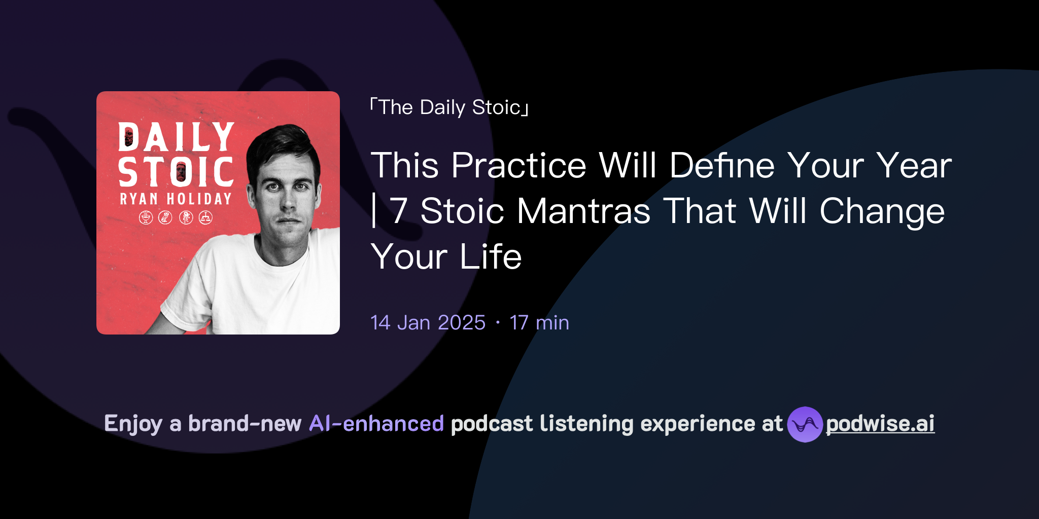 This Practice Will Define Your Year | 7 Stoic Mantras That Will Change ...