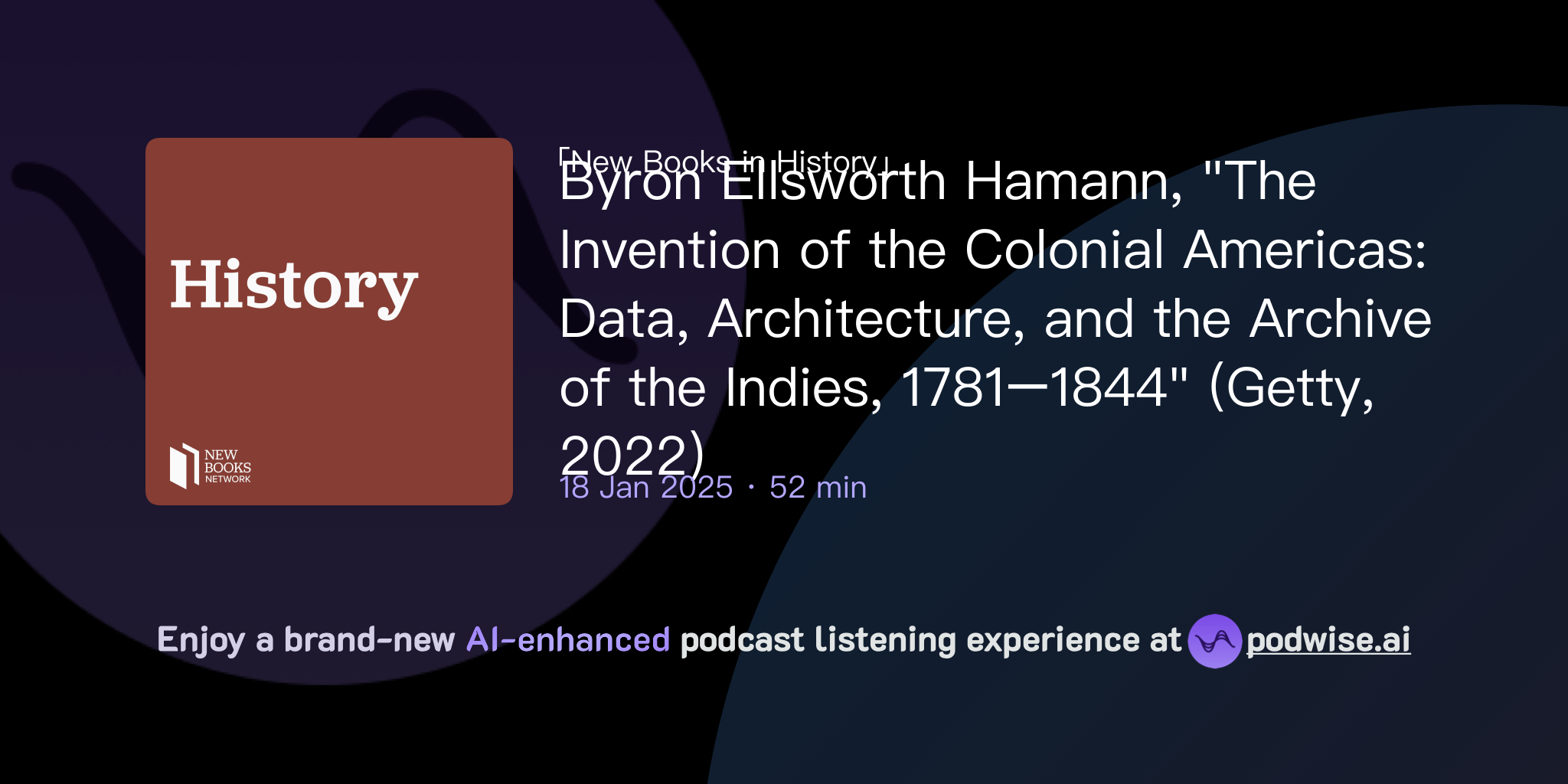 Byron Ellsworth Hamann, "The Invention of the Colonial Americas: Data ...