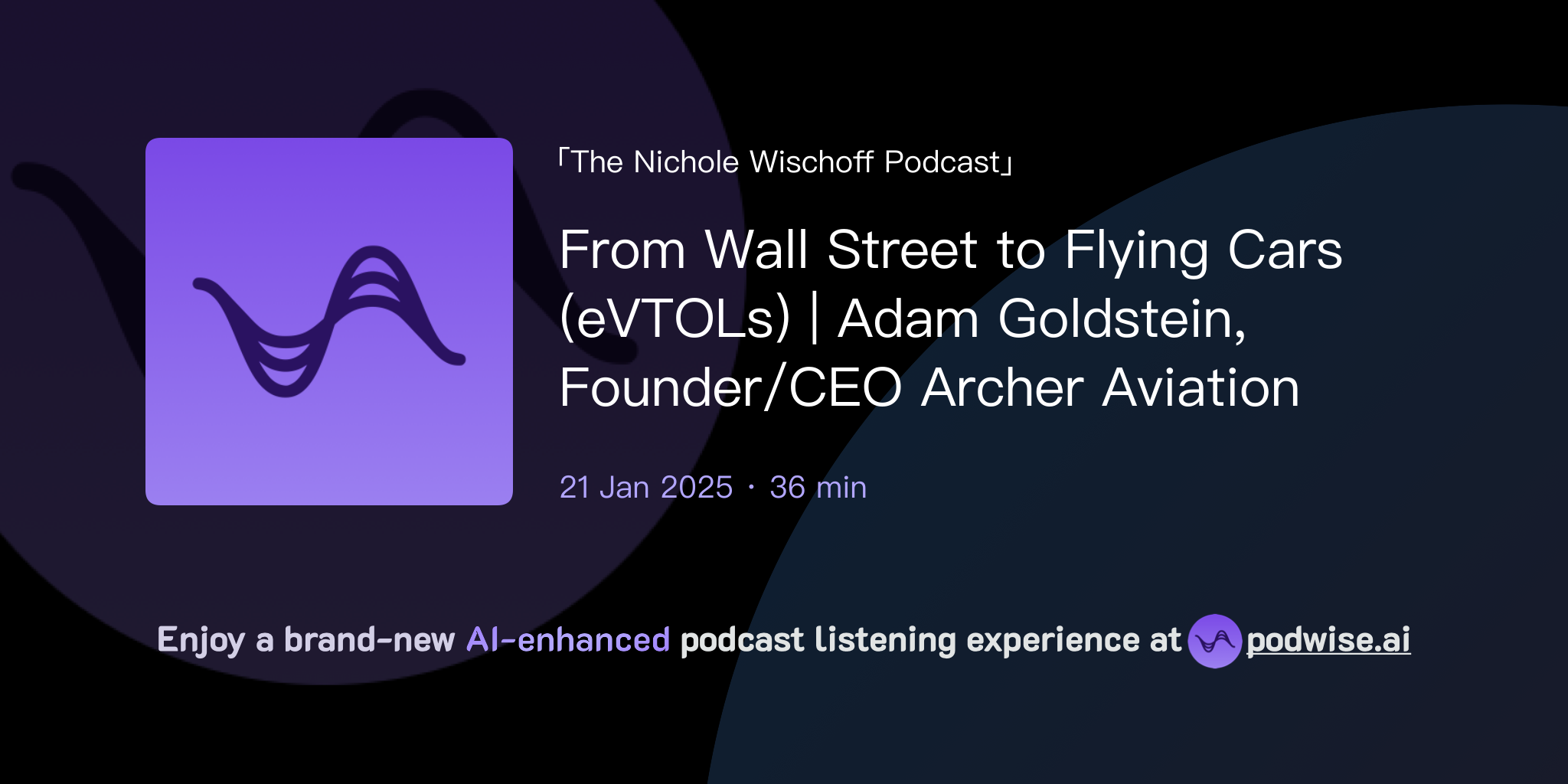 From Wall Street to Flying Cars (eVTOLs) | Adam Goldstein, Founder/CEO ...