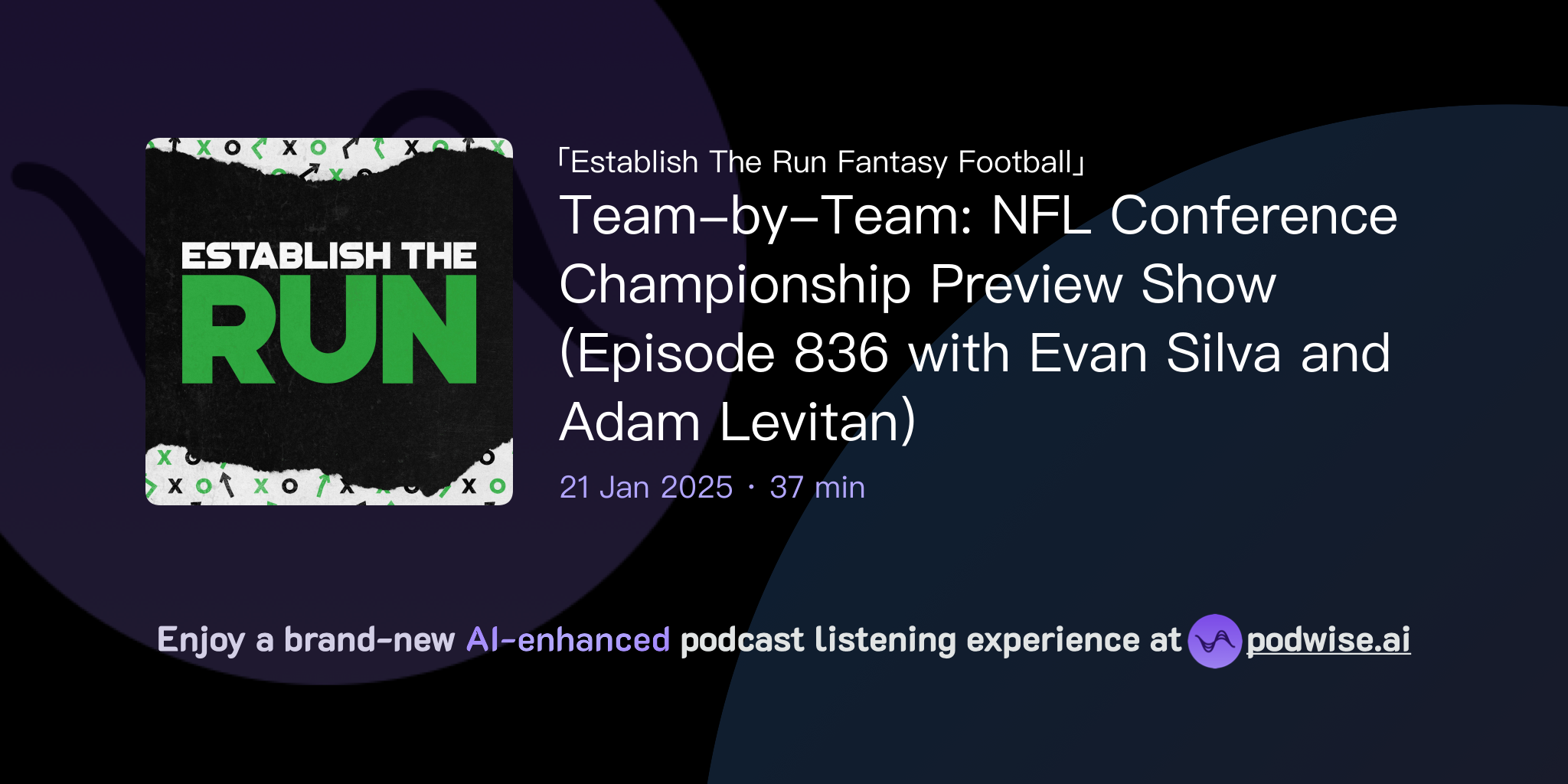 Team-by-Team: NFL Conference Championship Preview Show (Episode 836 ...