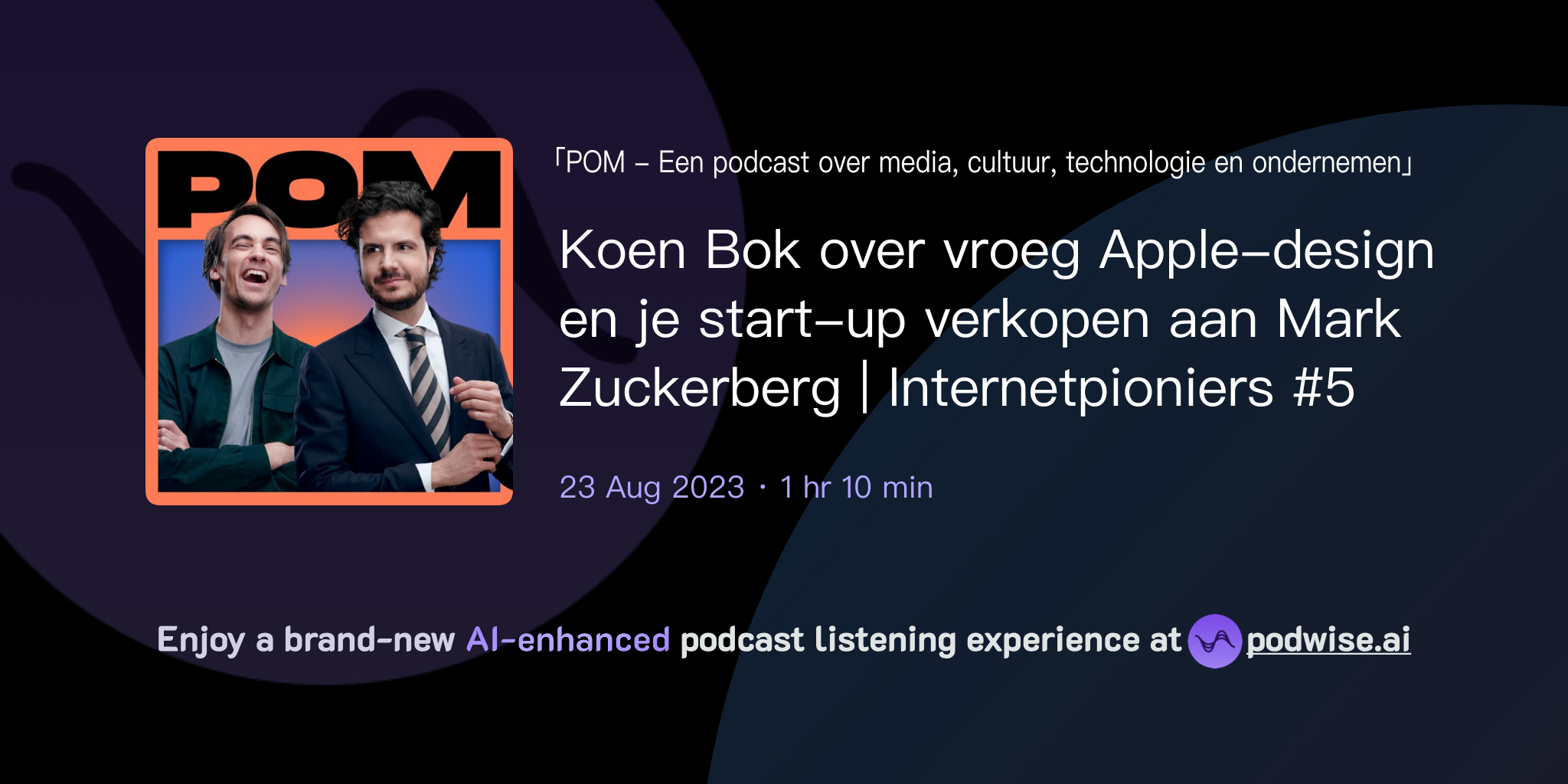 Koen Bok over vroeg Apple-design en je start-up verkopen aan Mark Zuckerberg | Internetpioniers ...