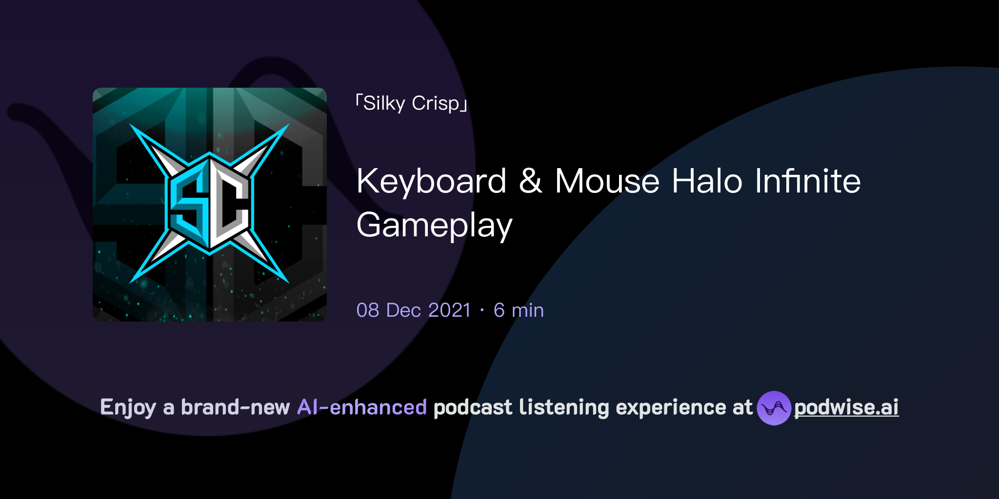 Keyboard & Mouse Halo Infinite Gameplay | Silky Crisp | Podwise