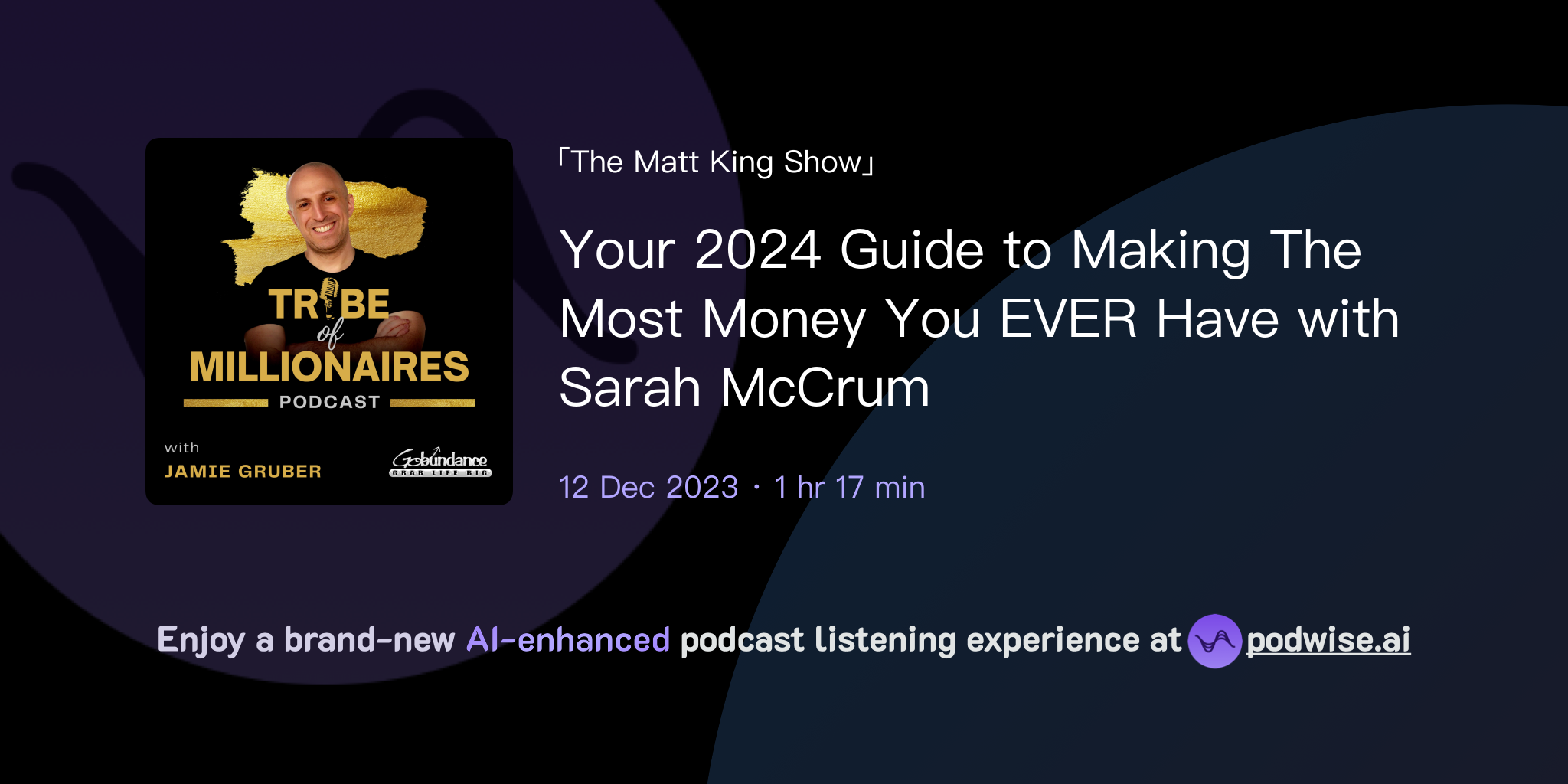 Your 2024 Guide to Making The Most Money You EVER Have with Sarah ...