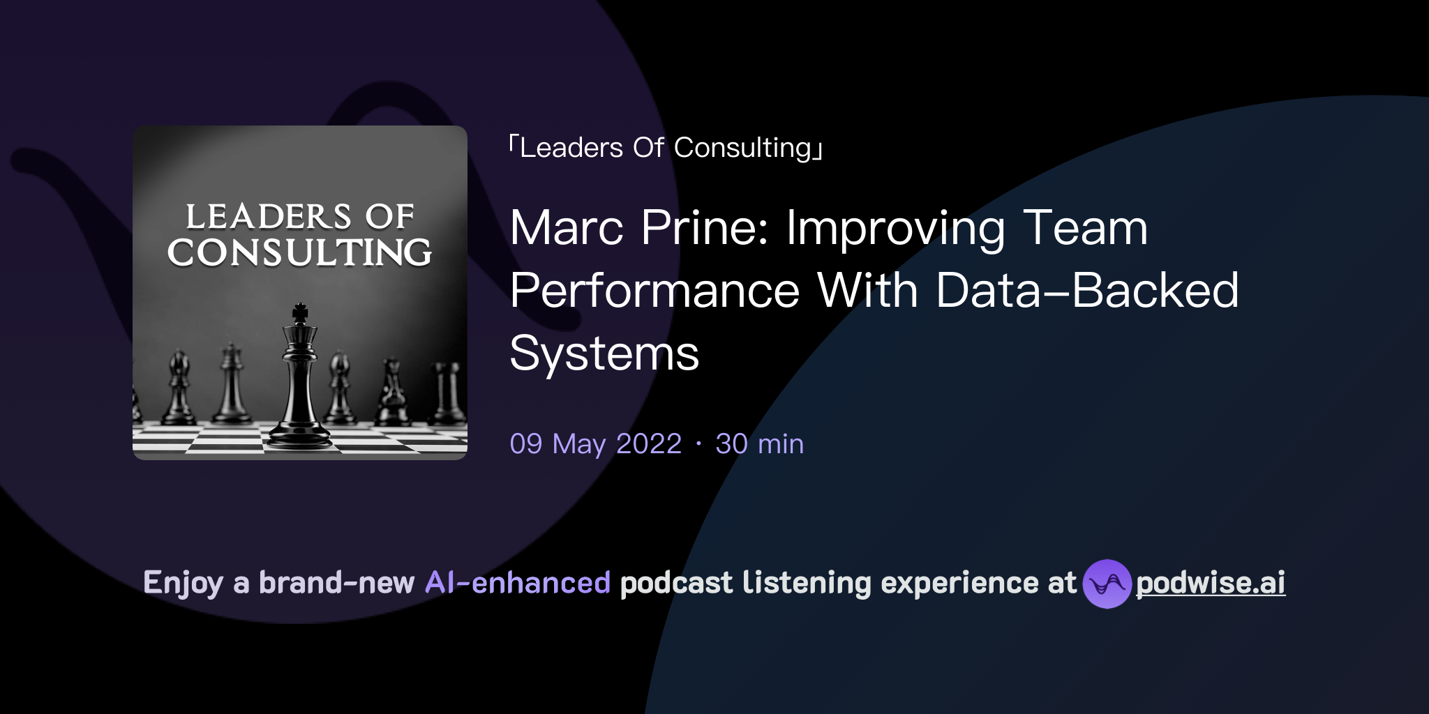 Marc Prine: Improving Team Performance With Data-Backed Systems ...