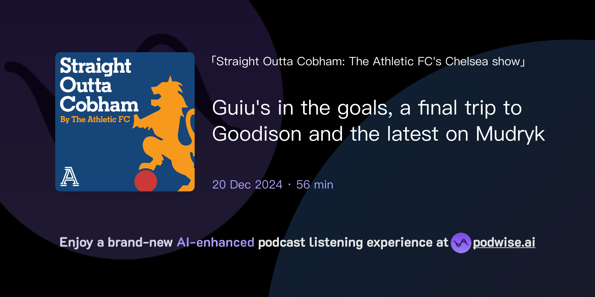 Guiu's in the goals, a final trip to Goodison and the latest on Mudryk ...