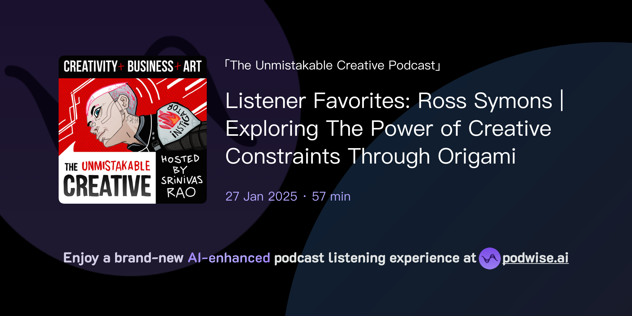 Listener Favorites: Ross Symons | Exploring The Power of Creative ...