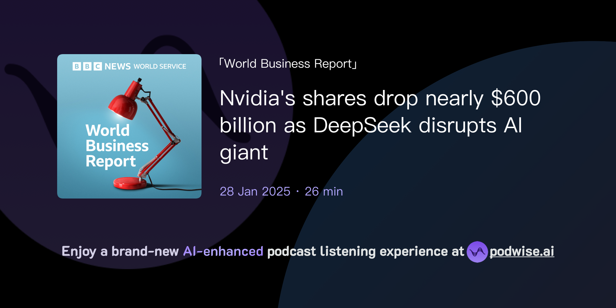 Nvidia's shares drop nearly $600 billion as DeepSeek disrupts AI giant | World Business Report ...