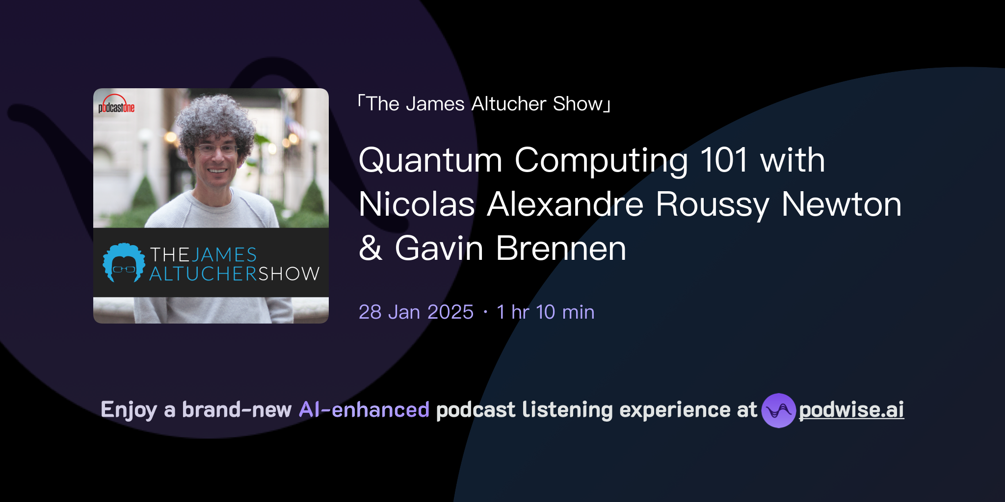 Quantum Computing 101 with Nicolas Alexandre Roussy Newton & Gavin Brennen | The James Altucher ...